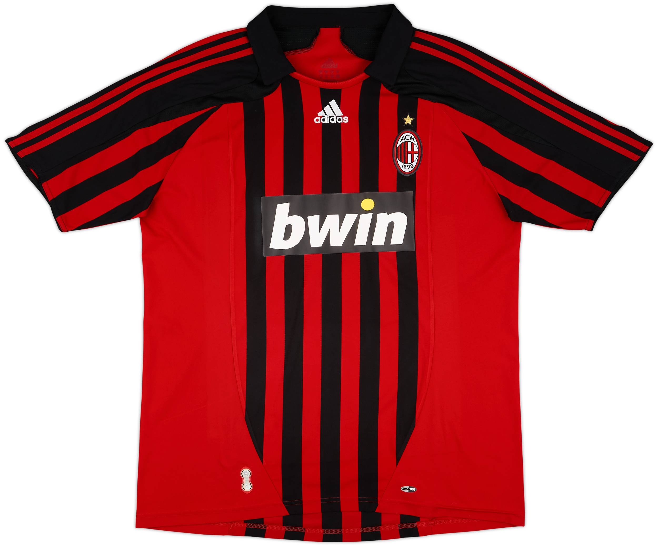 2007-08 AC Milan Home Shirt Kaka #22 - 8/10 - (XL)