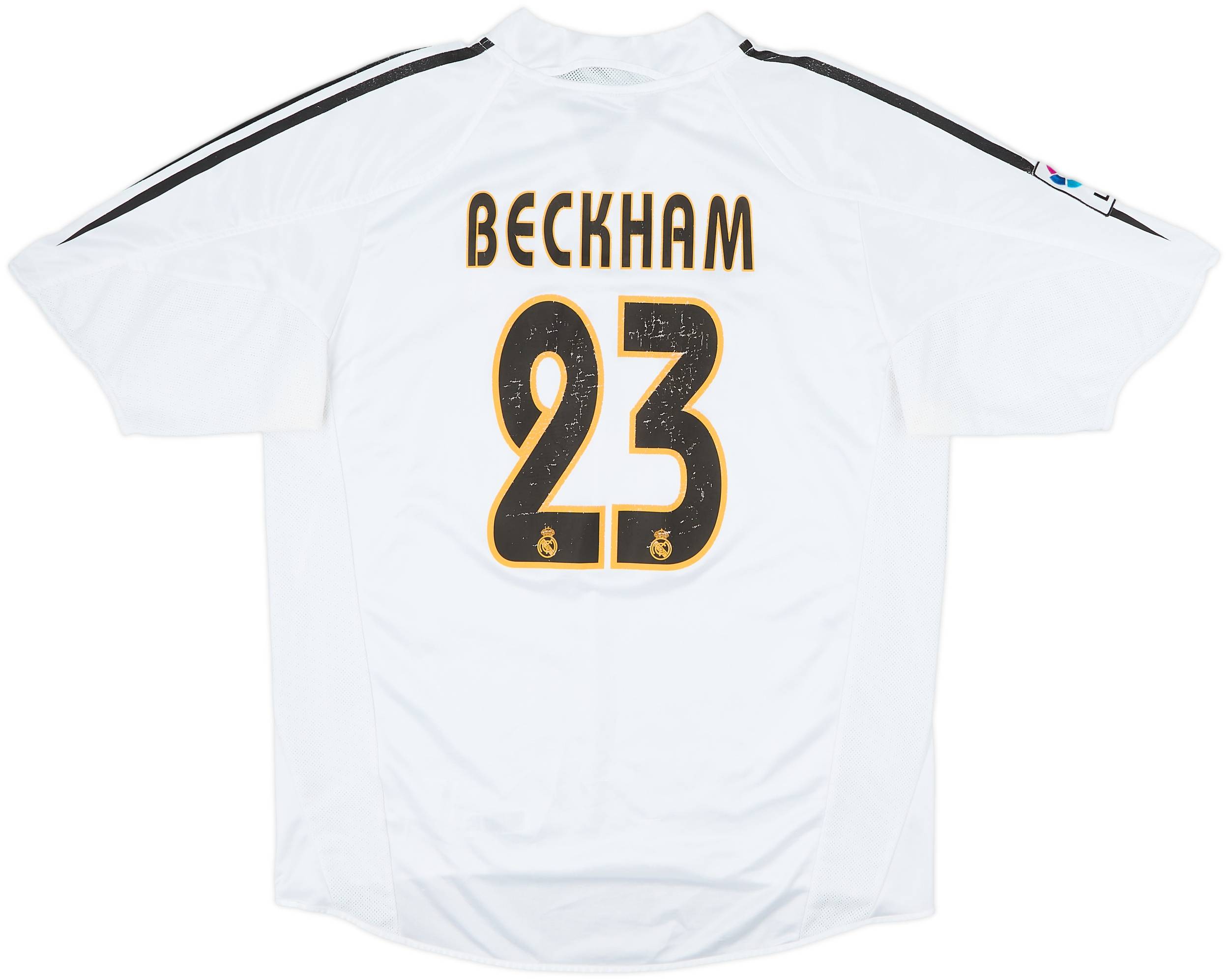 2004-05 Real Madrid Home Shirt Beckham #23 - 5/10 - (L)