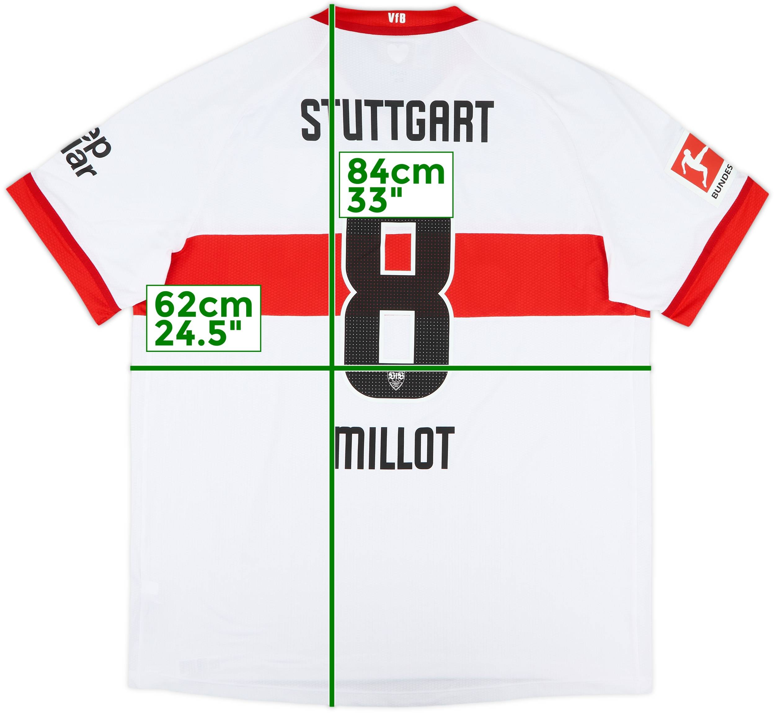 2024-25 Stuttgart Home Shirt Millot #8 (XXL)