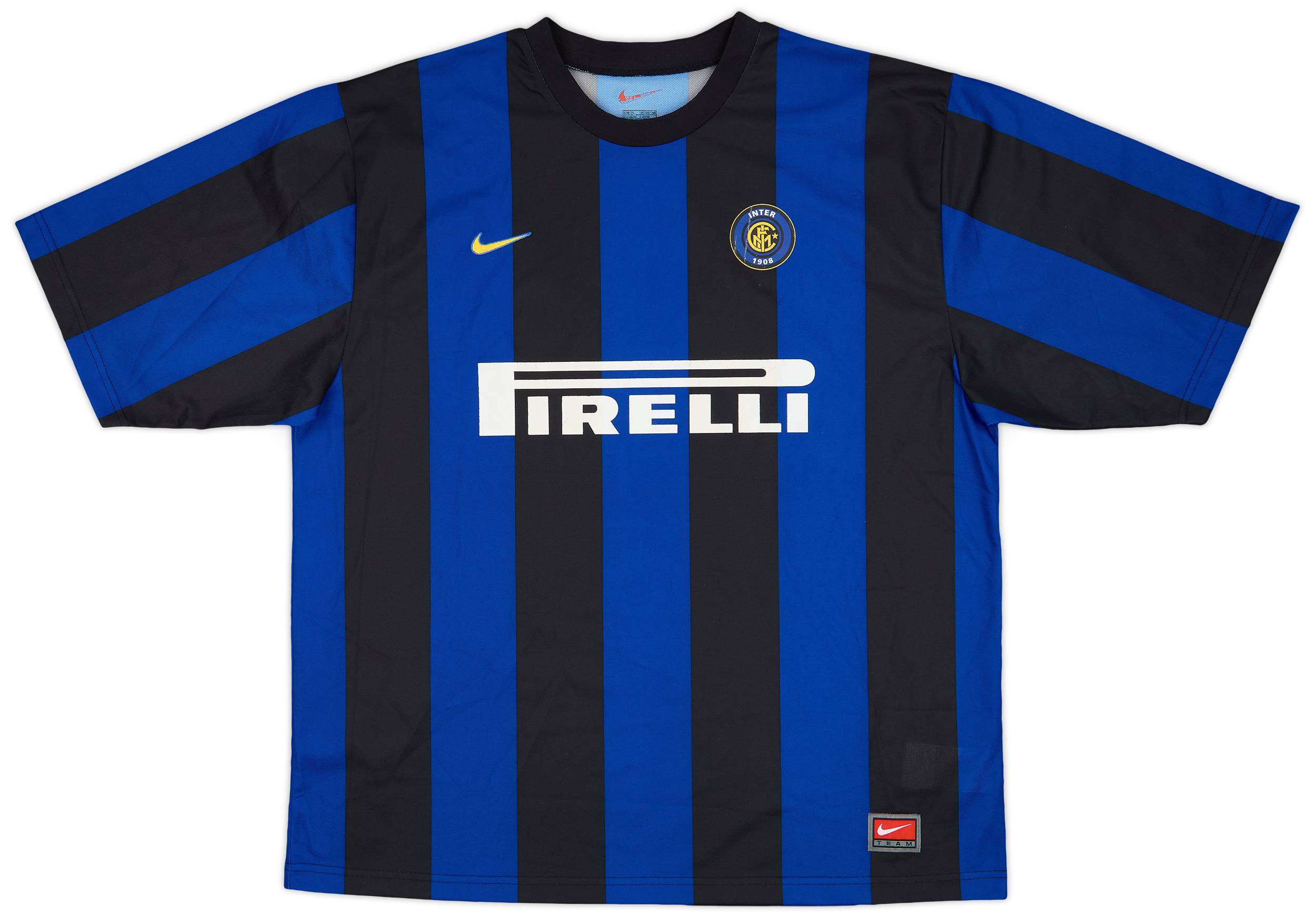 1999-00 Inter Milan Basic Home Shirt Ronaldo #9 - 7/10 - (XL)