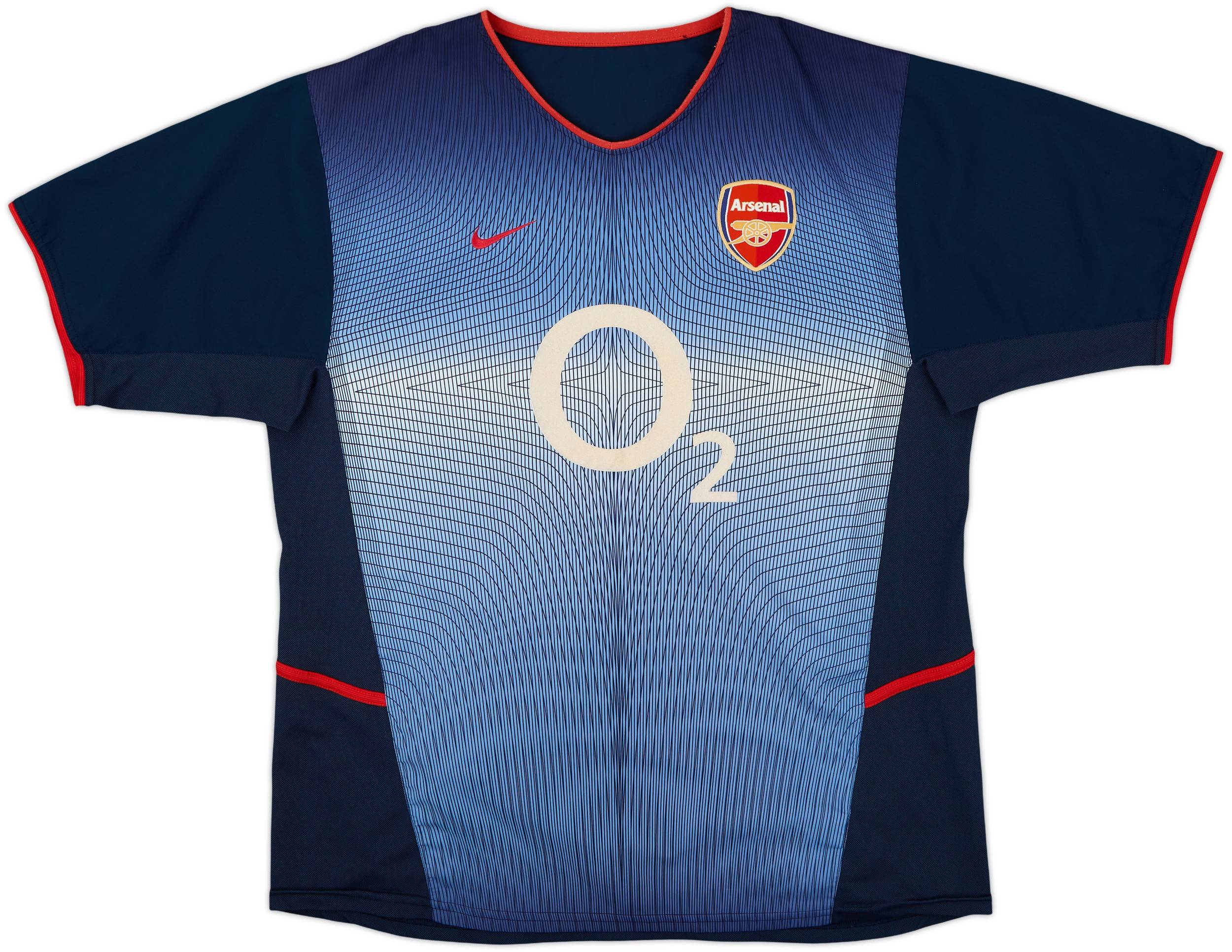 2002-04 Arsenal Away Shirt Gilberto #19 - 8/10 - (L)