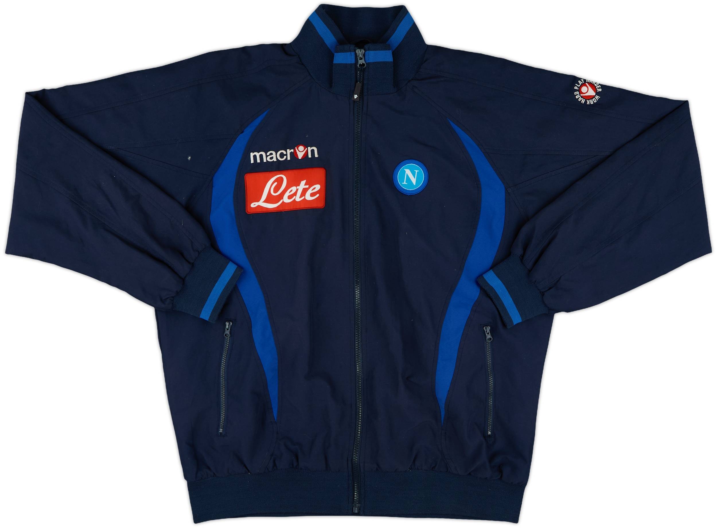 2009-10 Napoli Macron Track Jacket - 8/10 - (L)
