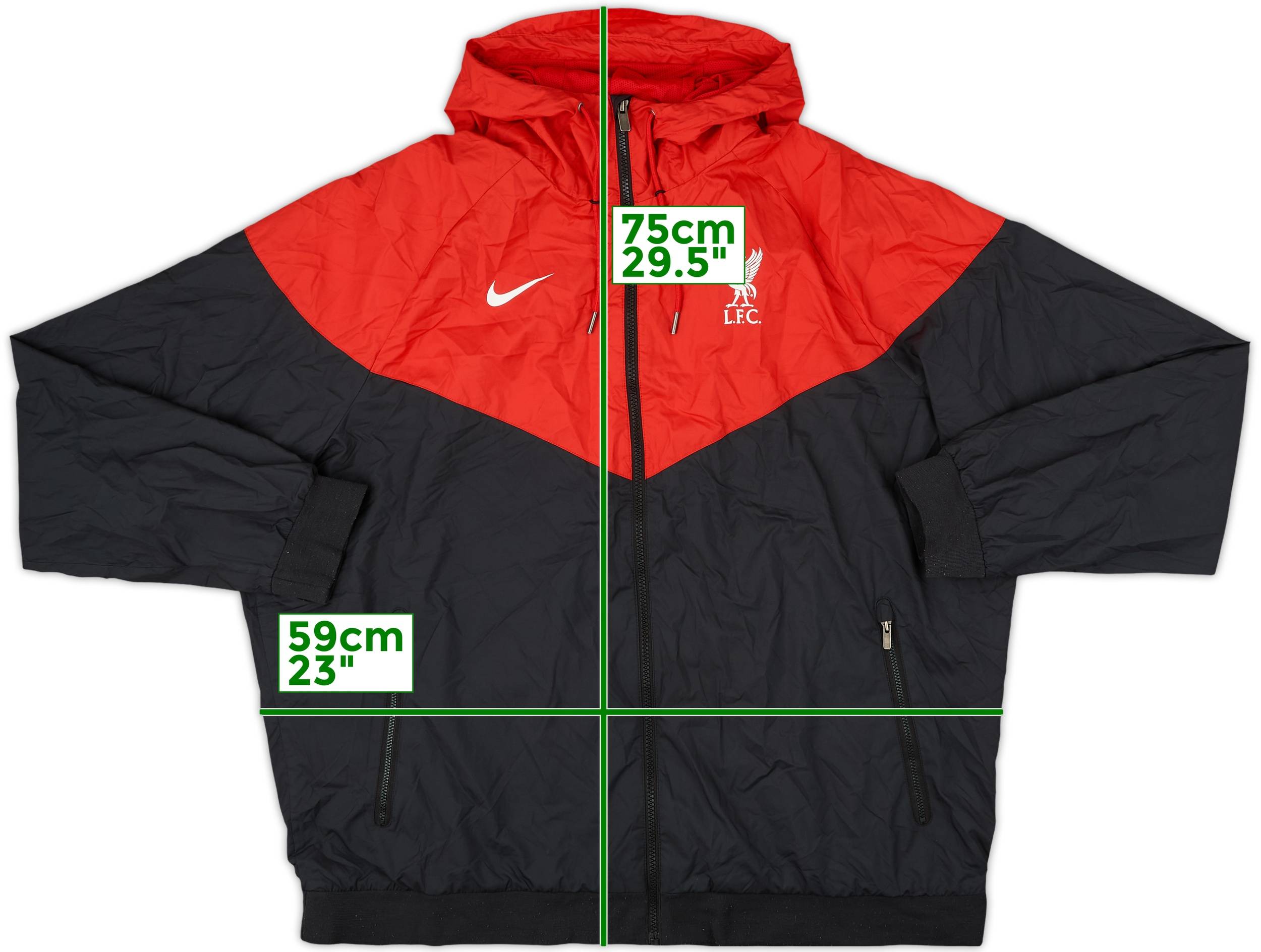 2020-21 Liverpool Nike Hooded Track Jacket - 8/10 - (XXL)