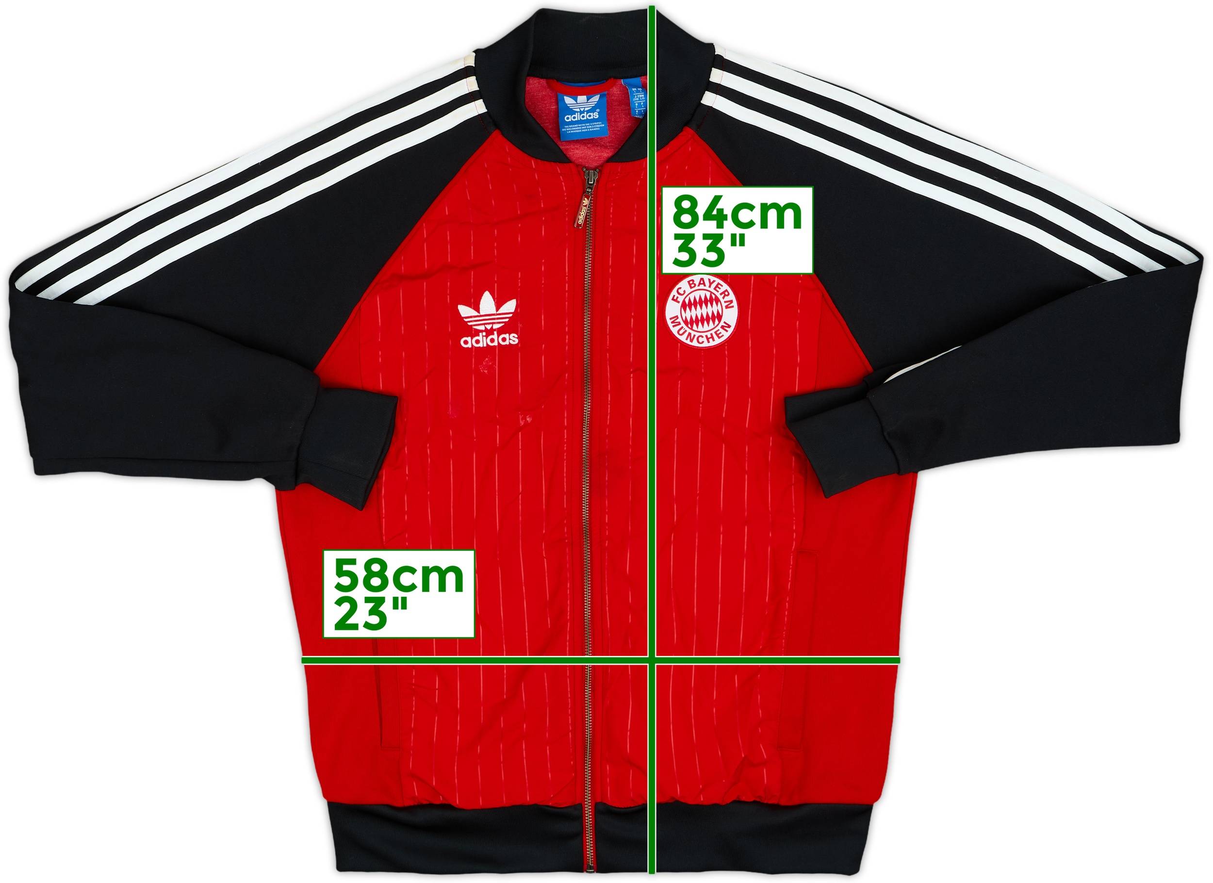 2015-16 Bayern Munich adidas Originals Track Jacket - 6/10 - (L)
