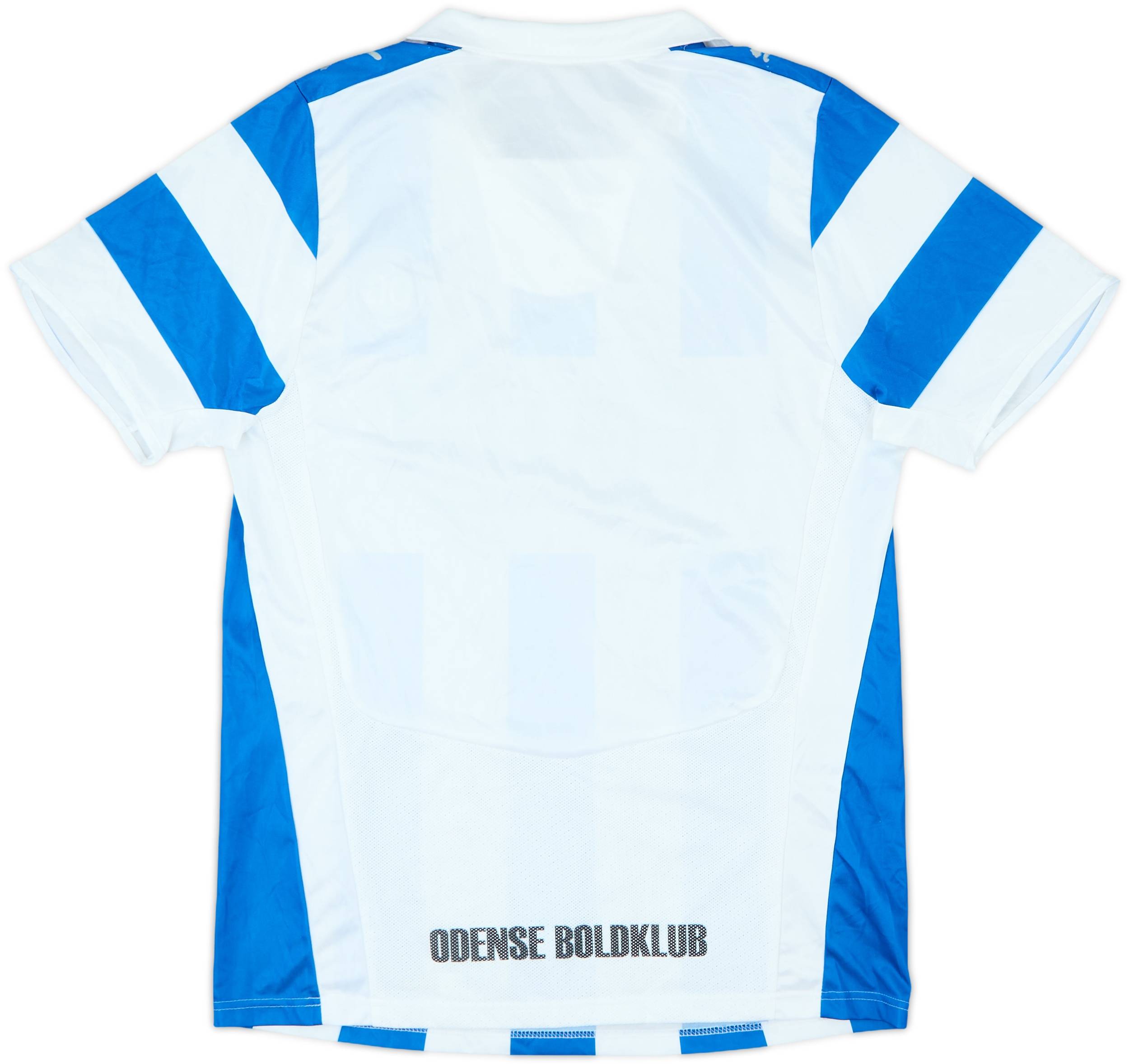 2008-09 OB Odense Squad Signed Home Shirt - 6/10 - (XL)