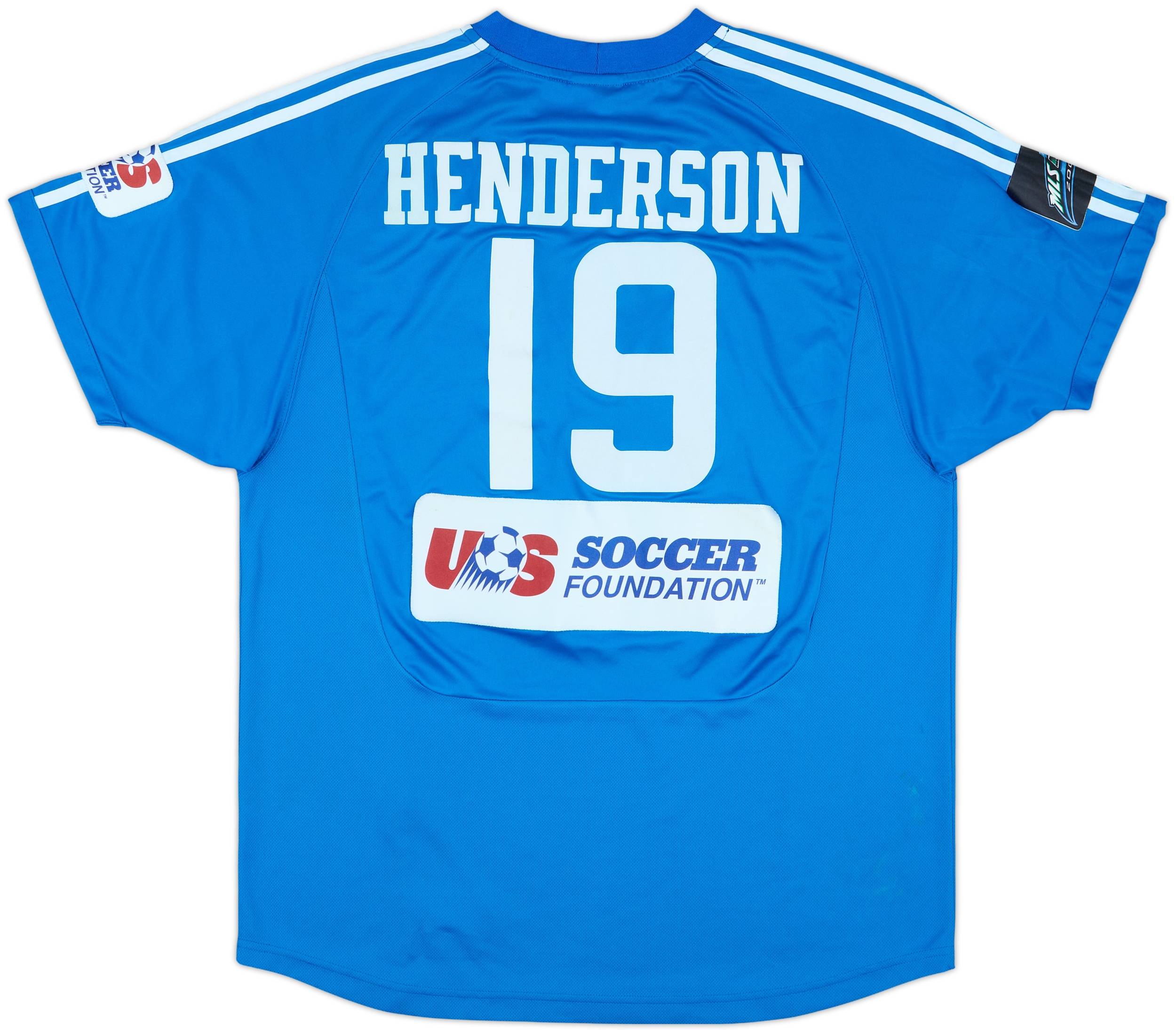 2000 Kansas City Wizards Match Issue MLS Cup Home Shirt Henderson #19