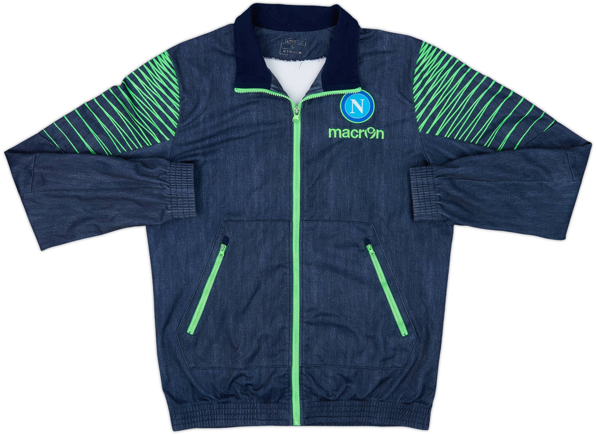 2014-15 Napoli Macron Track Jacket - 5/10 - (L)