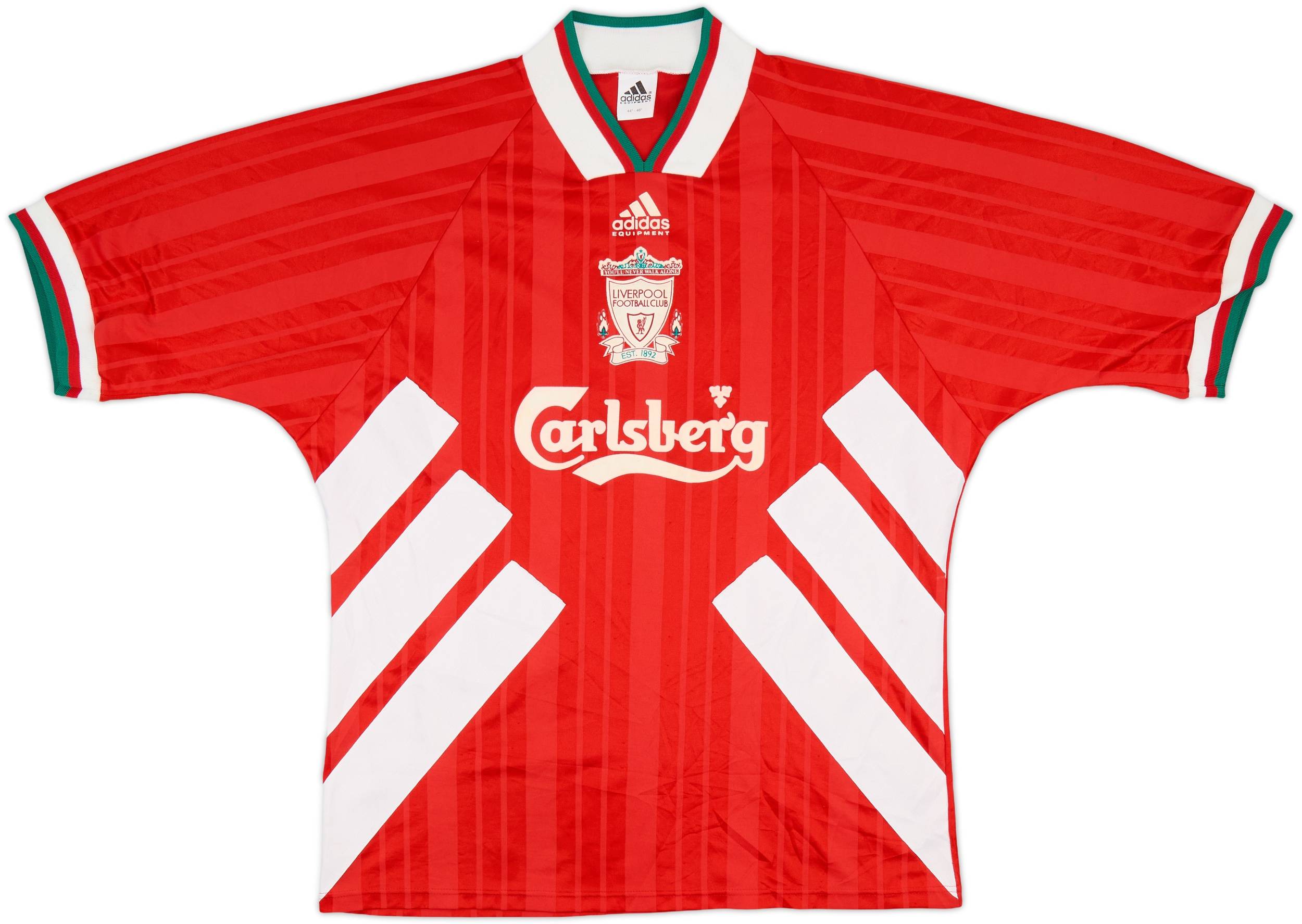 1993-95 Liverpool Home Shirt - 9/10 - (L/XL)