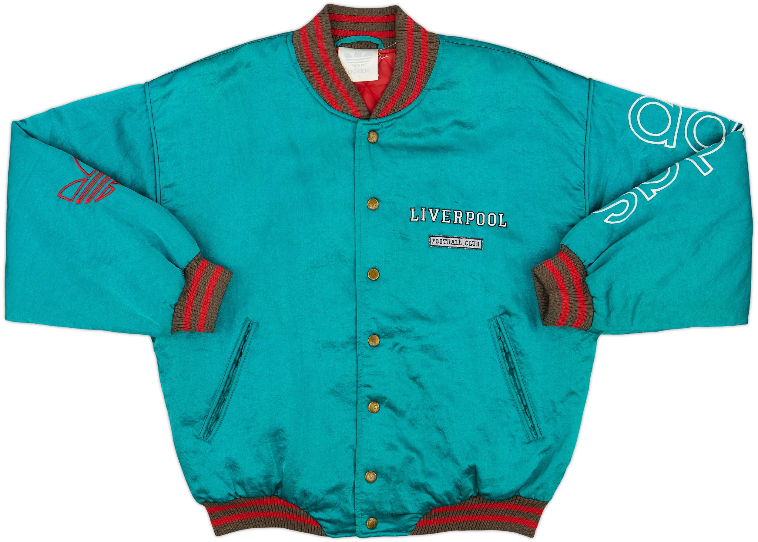 1991-93 Liverpool Reebok Padded Bomber Jacket - 8/10 - (S)