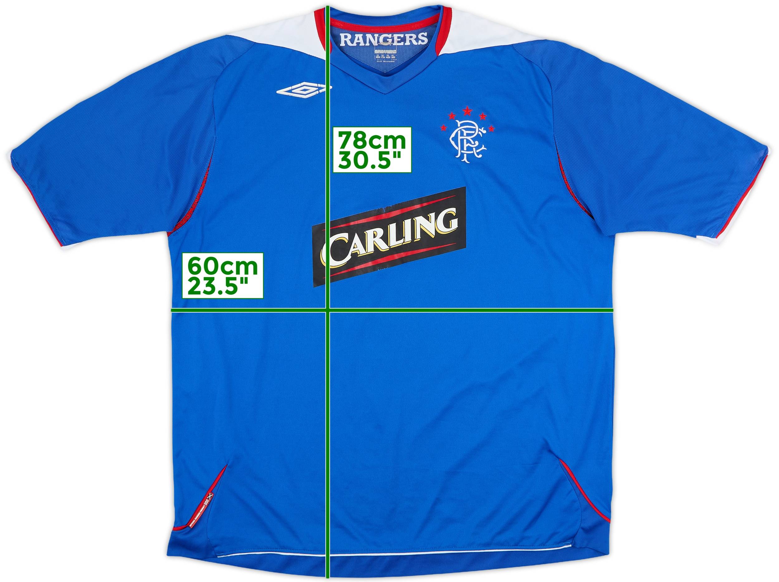 2006-07 Rangers Home Shirt - 6/10 - (XXL)