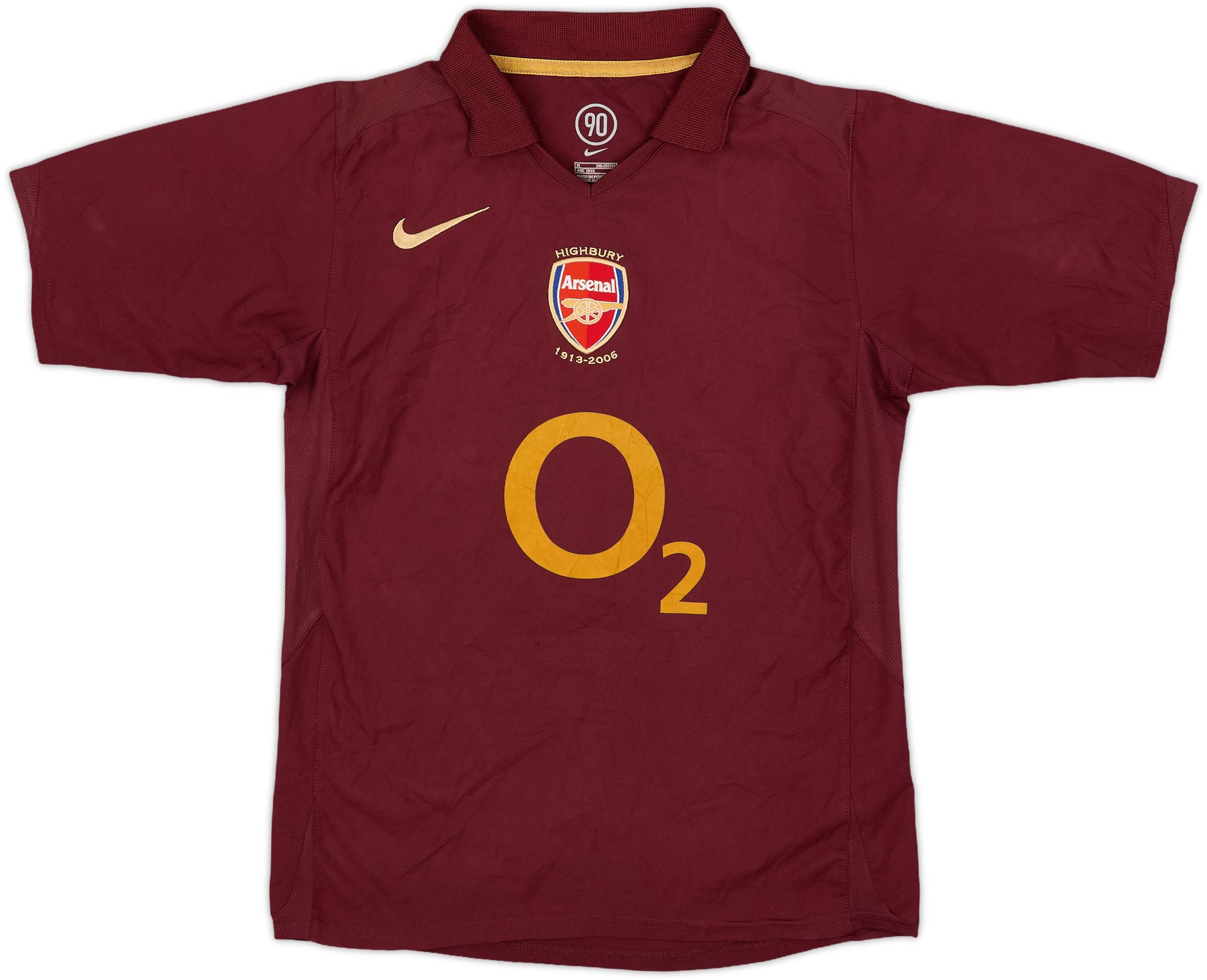 2005-06 Arsenal Home Shirt - 8/10 - (M.Boys)