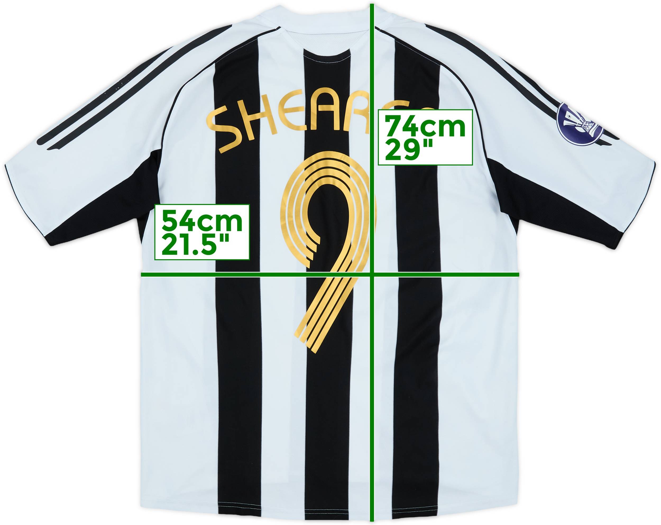 2005-07 Newcastle Home Shirt Shearer #9 - 8/10 - (M)