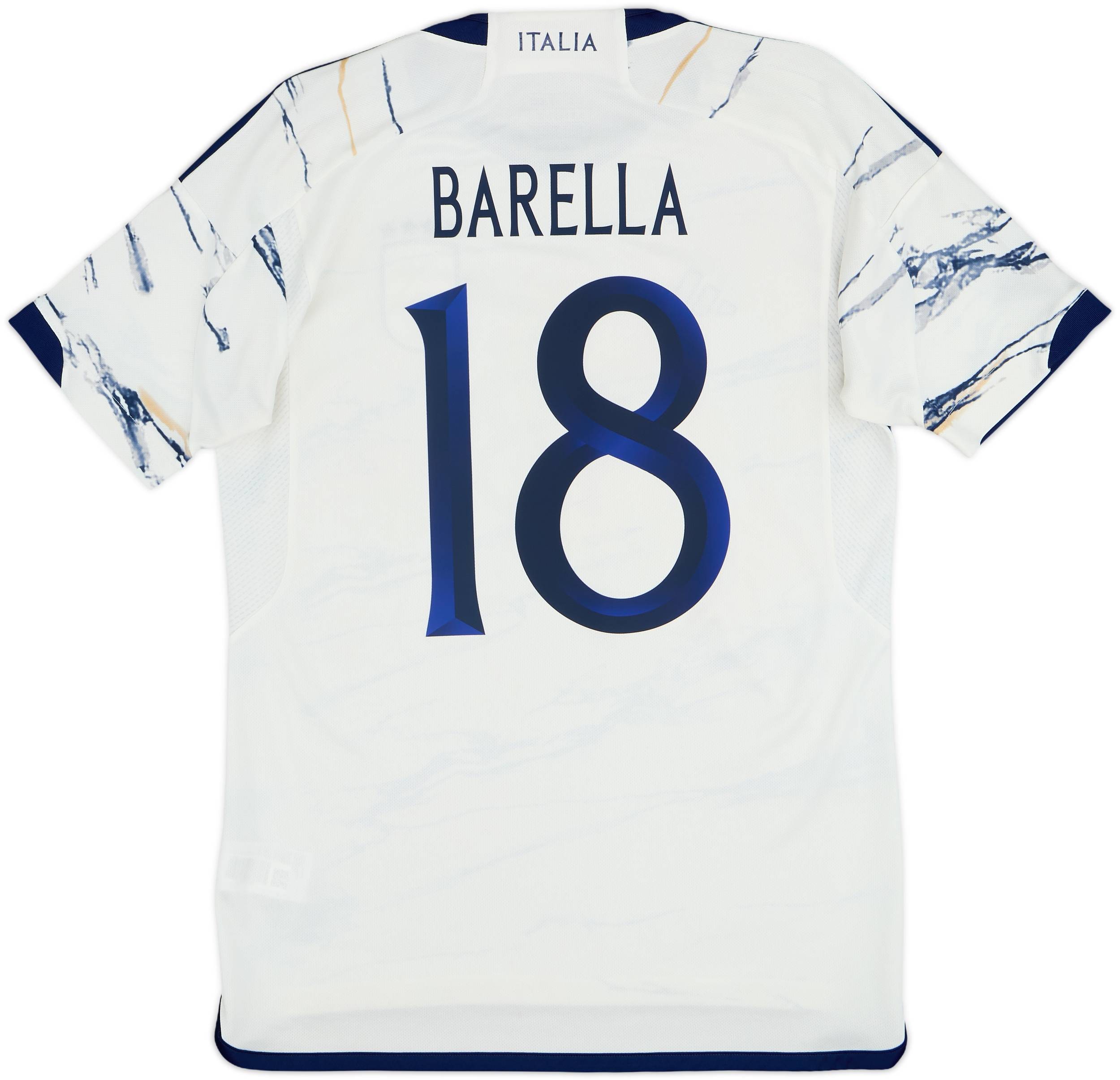 2023-24 Italy Away Shirt Barella #18 - 9/10 - (S)