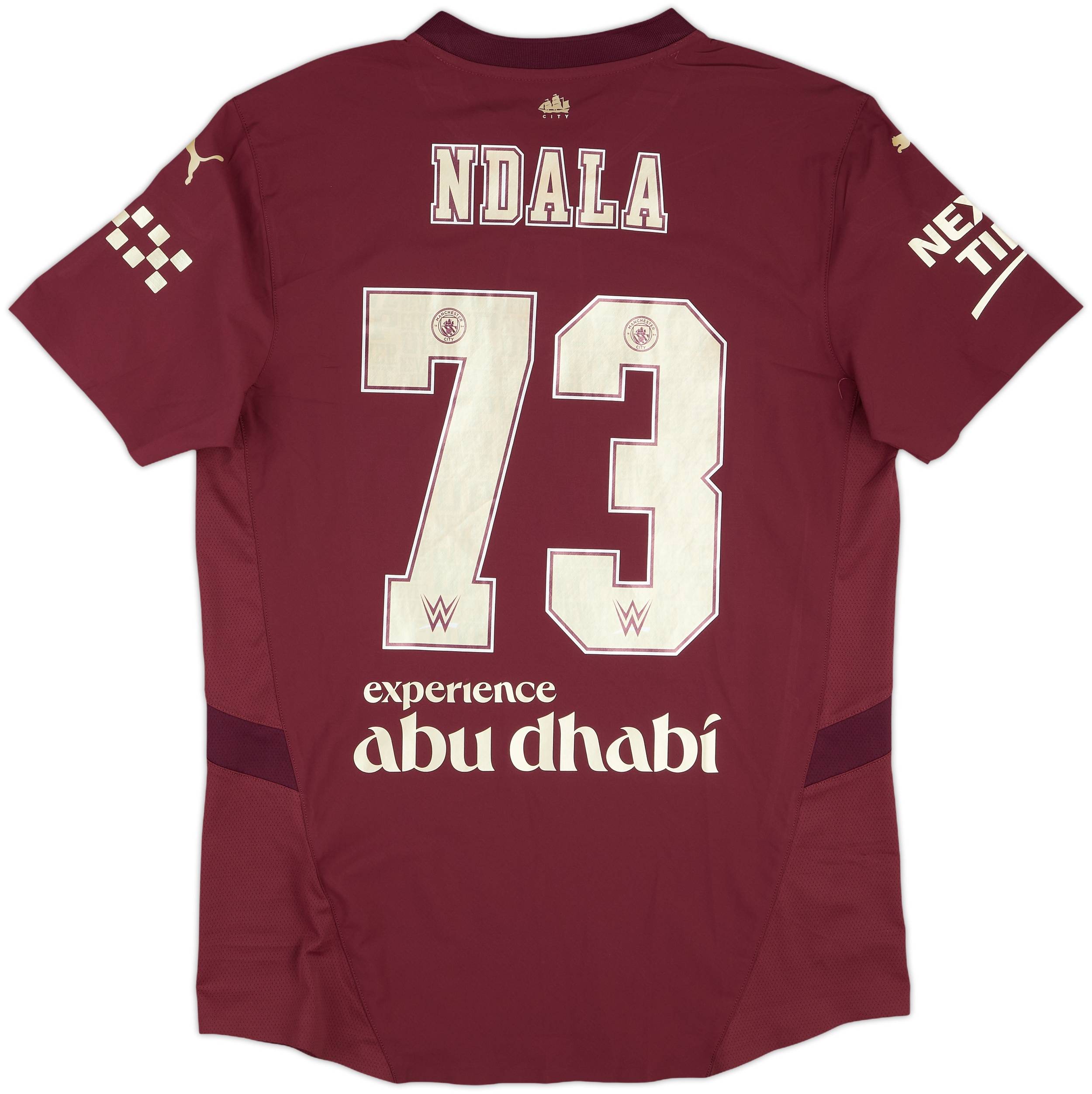 2024-25 Manchester City Match Issue Third Shirt Ndala #73