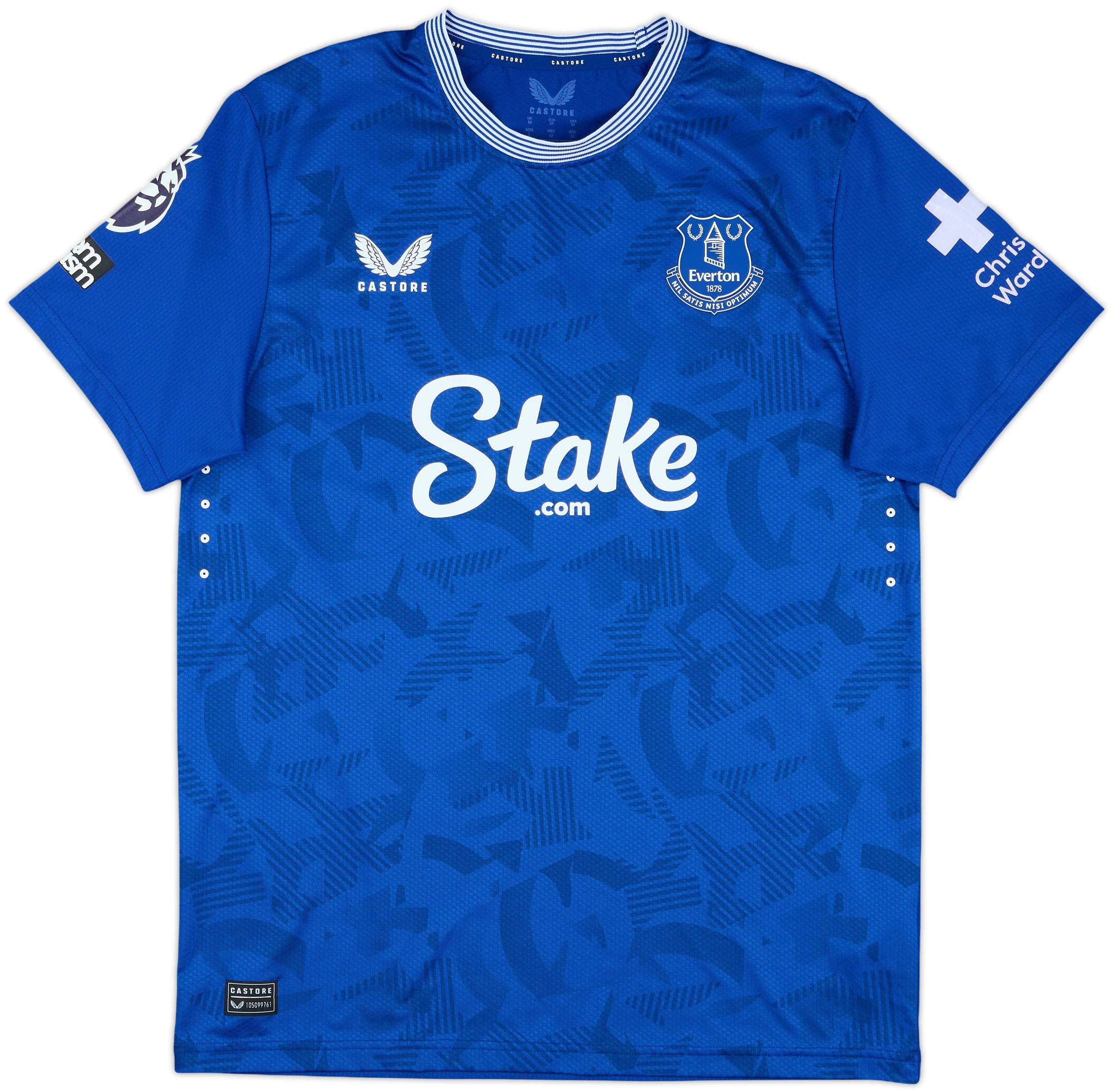 2024-25 Everton Match Issue Home Shirt McNeil #7