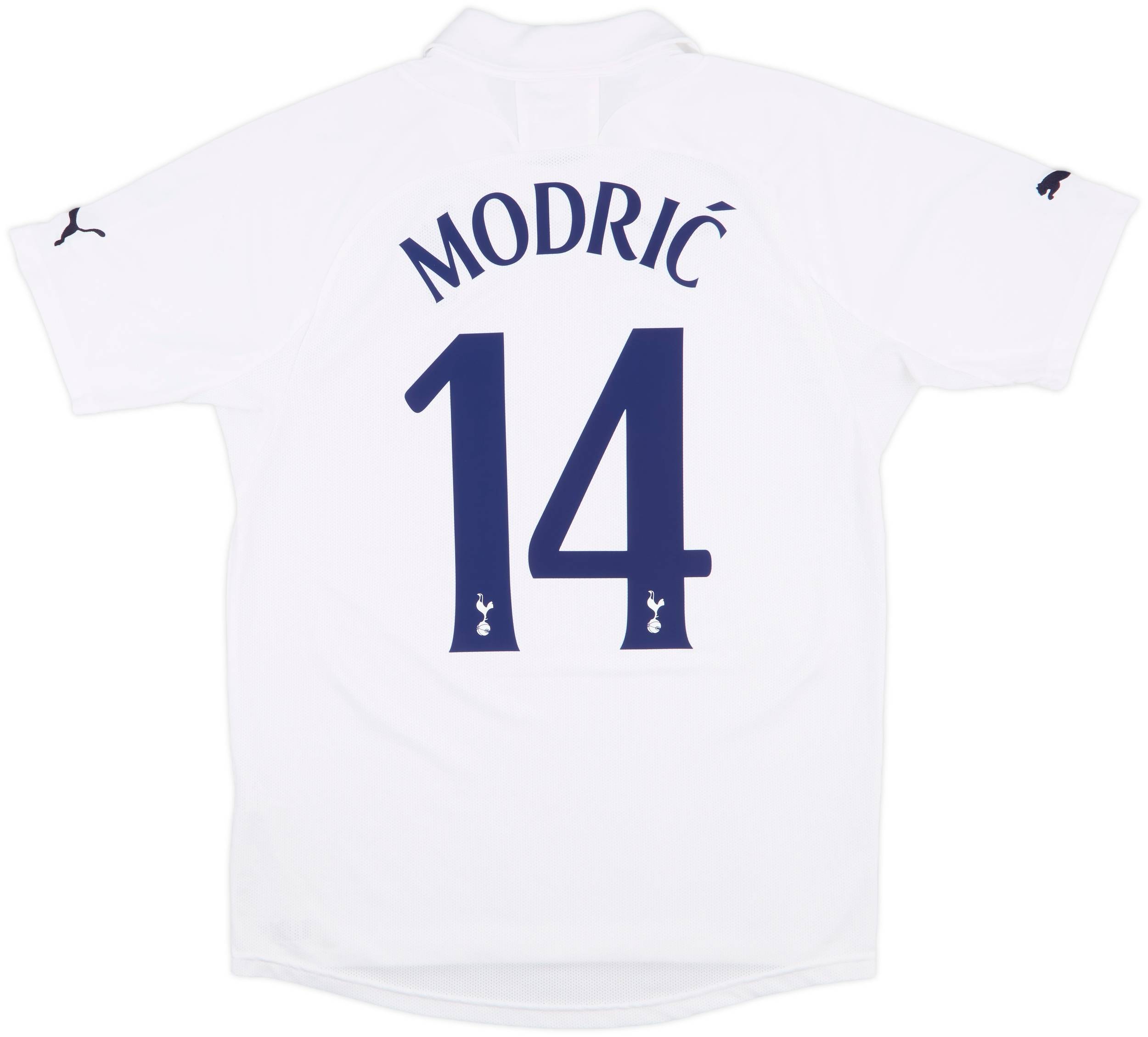 2011-12 Tottenham European Home Shirt Modric #19 - 8/10 - (M)