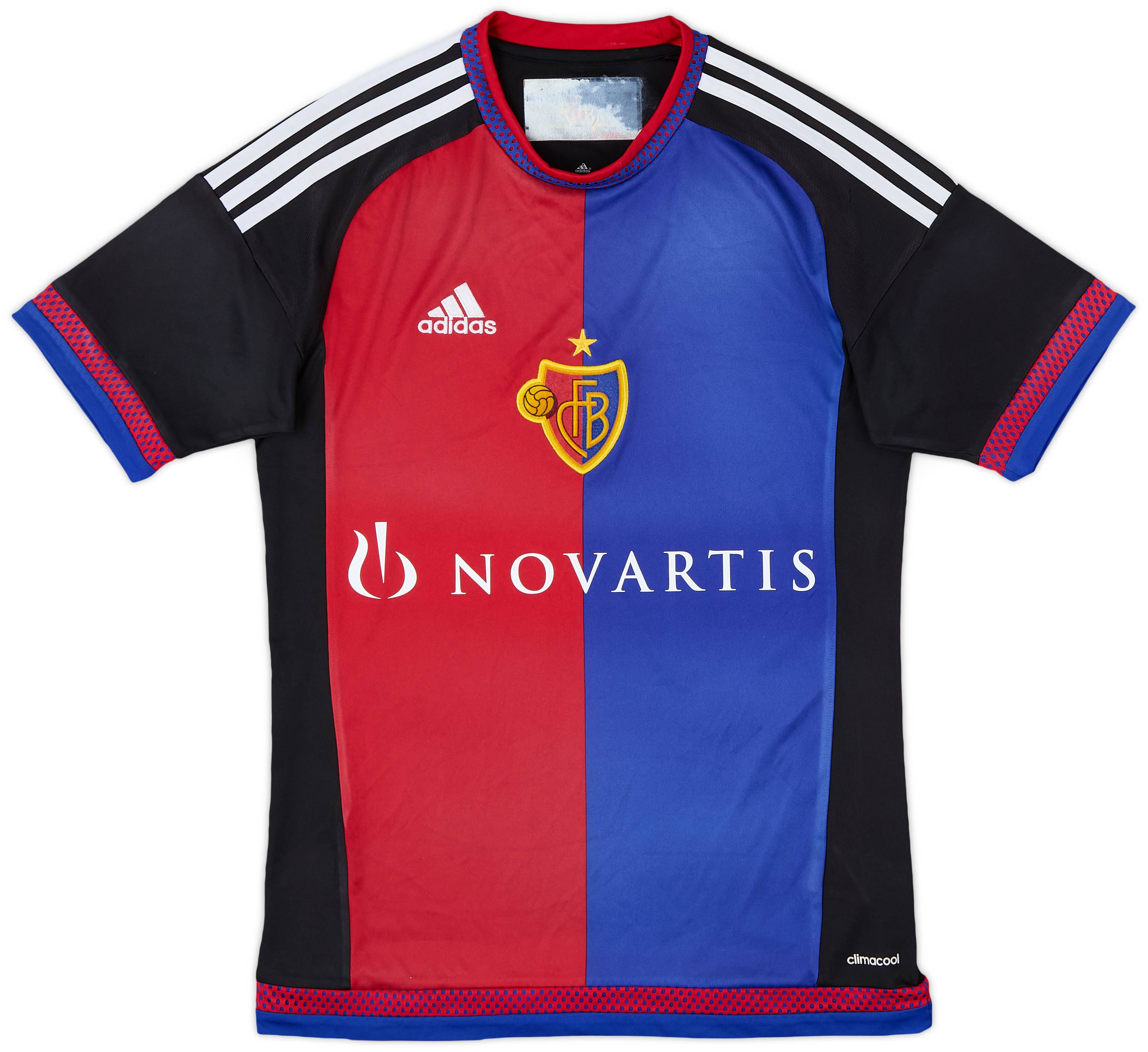 2015-16 FC Basel Home Shirt - 8/10 - (XS)