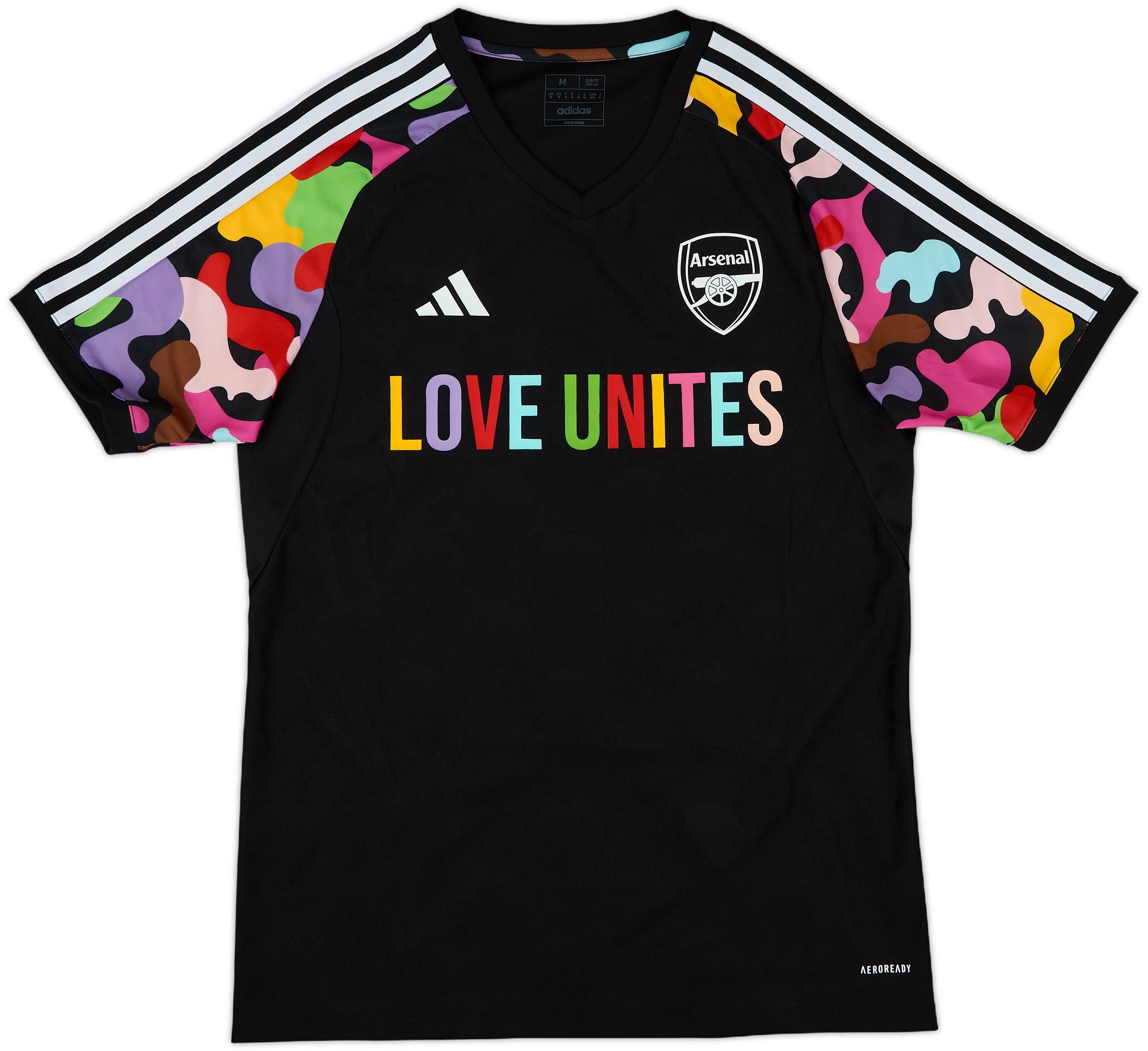 2023-24 Arsenal adidas 'Love Unites Pride' Training Shirt - 10/10 - (M)