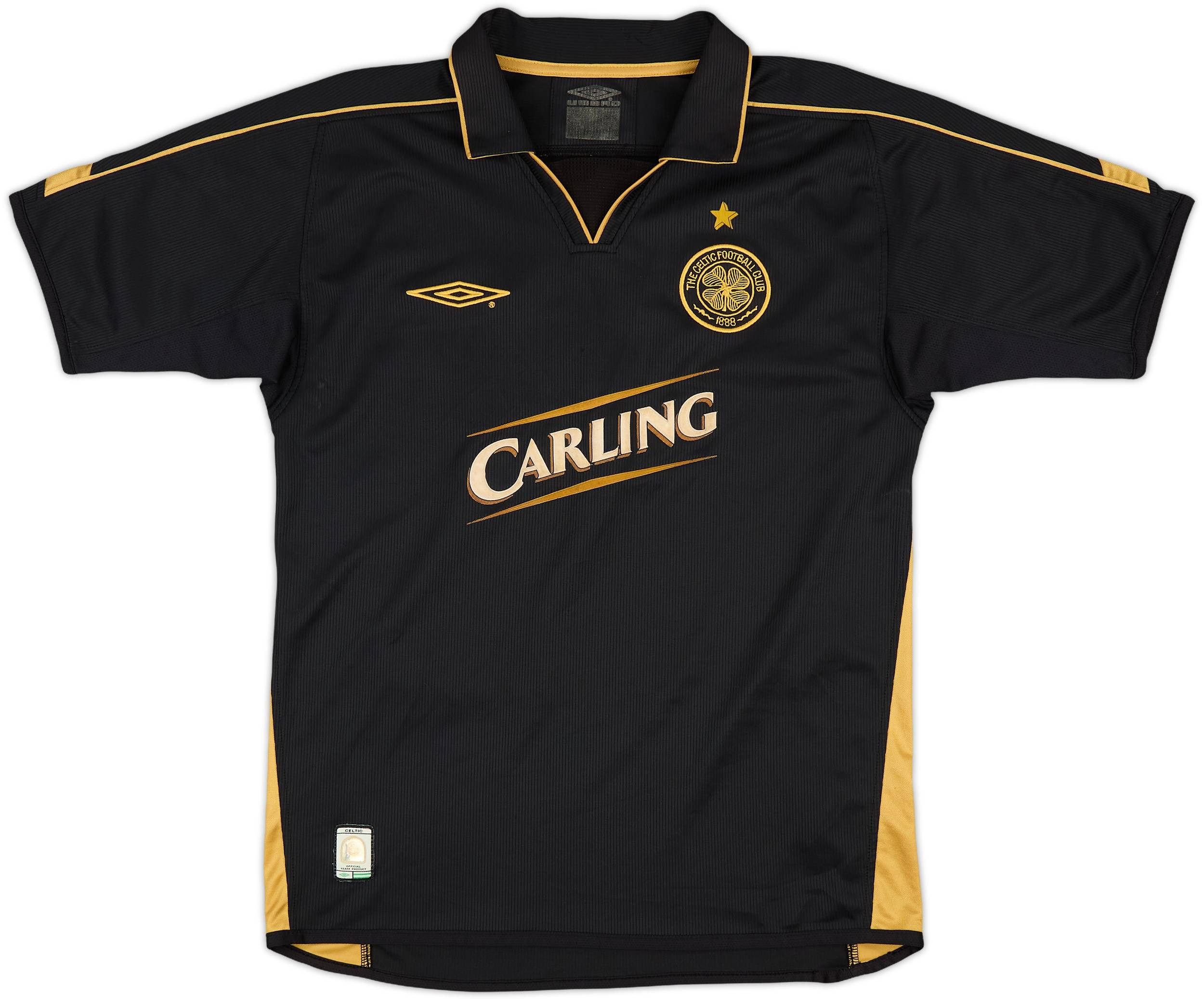 2003-04 Celtic Away Shirt Larsson #7 - 9/10 - (M)