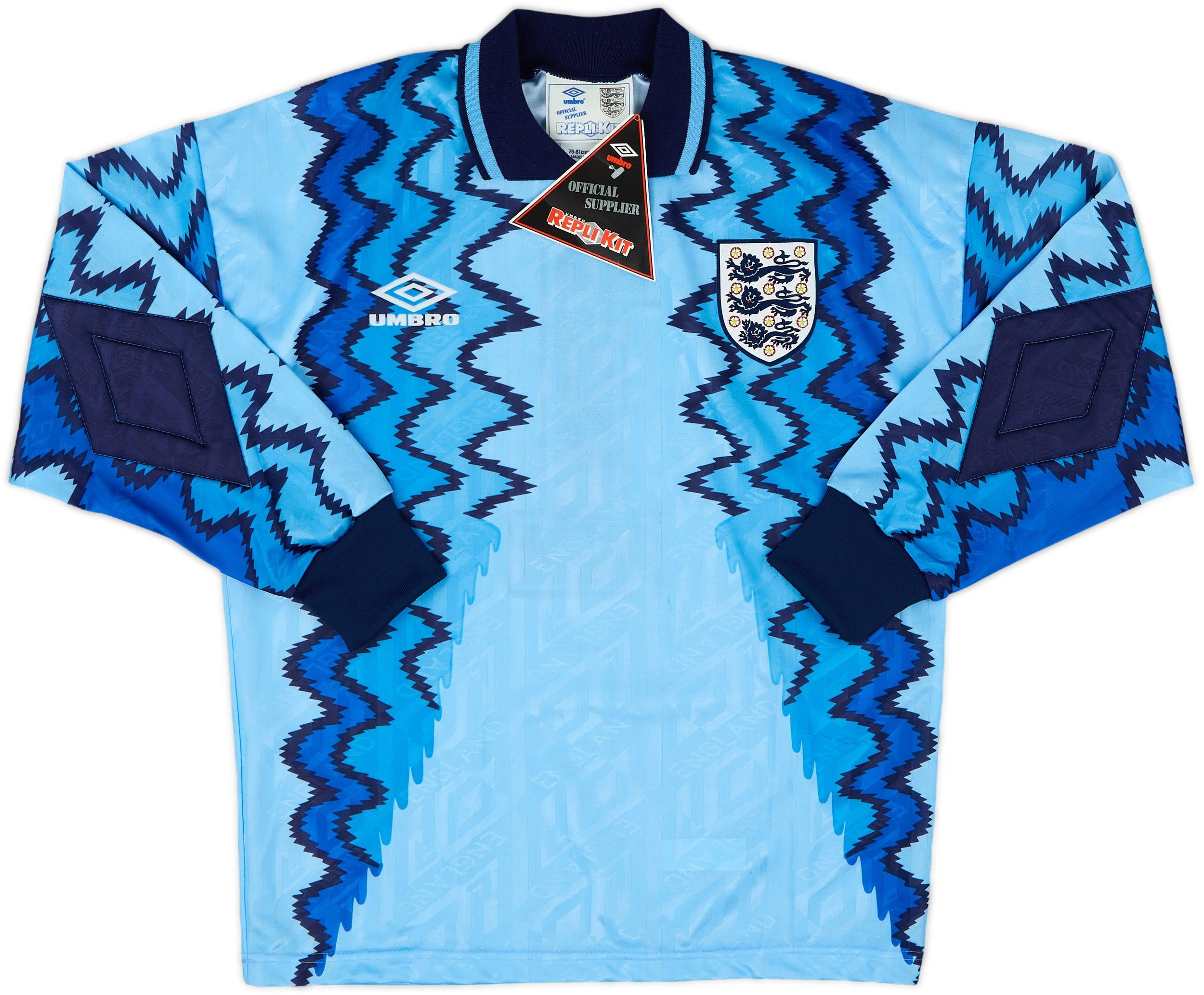 1992-94 England GK Shirt #1 (L.Boys)