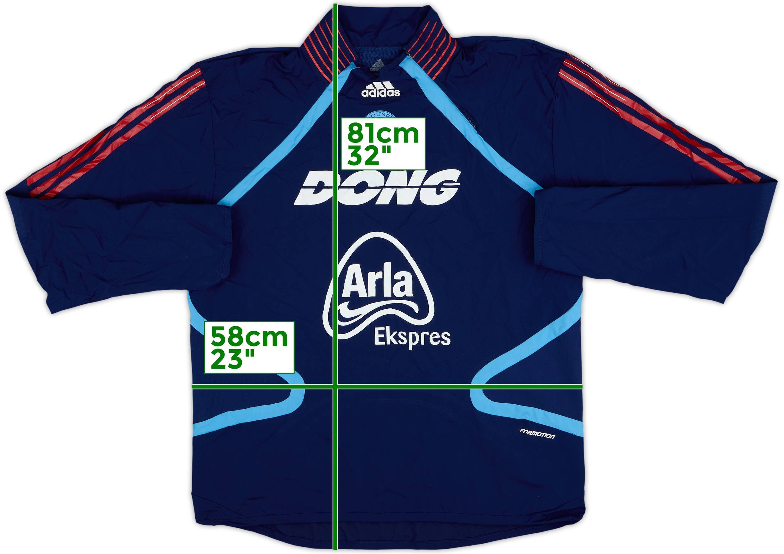 2005-06 Denmark adidas Formotion Drill Top - 6/10 - (M)