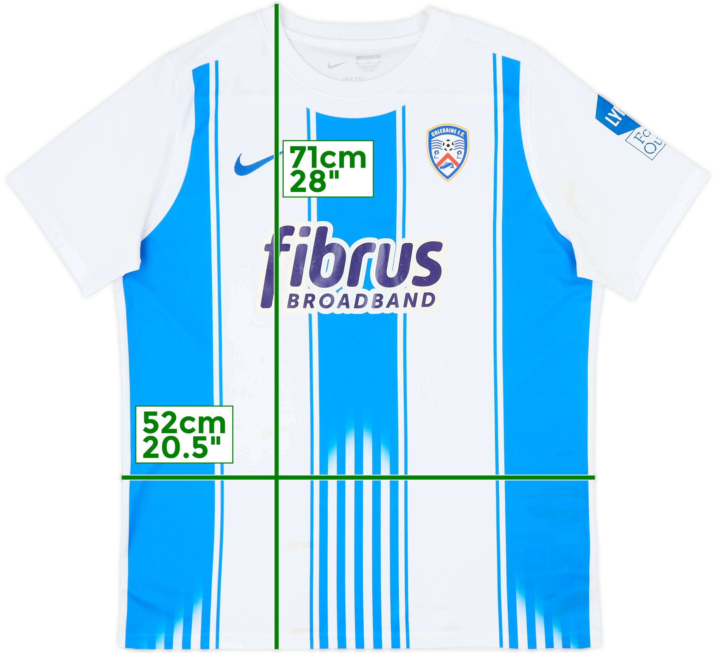 2024-25 Coleraine Home Shirt - 6/10 - (XL)