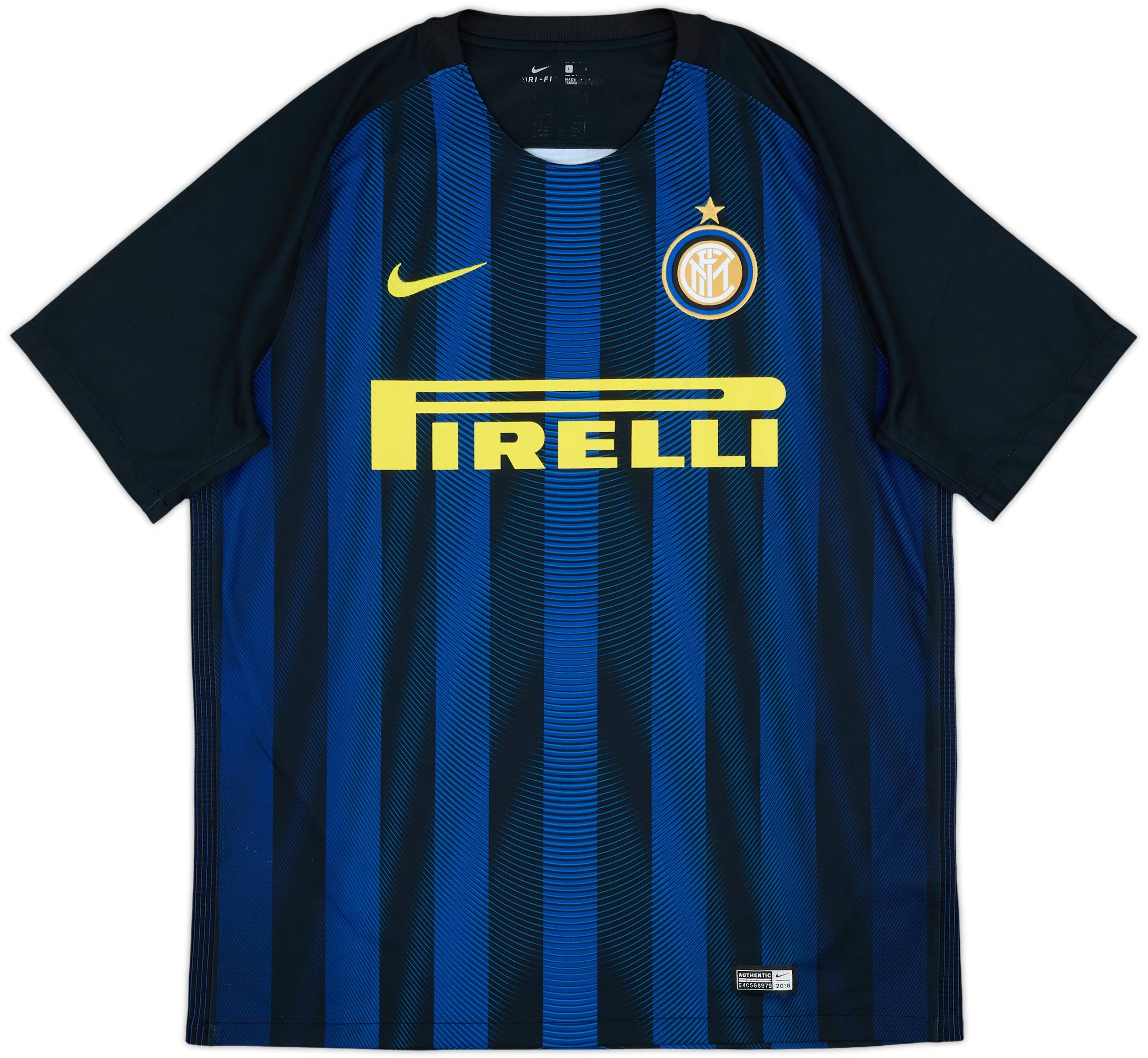 2016-17 Inter Milan Home Shirt Perisic #44 - 9/10 - (L)
