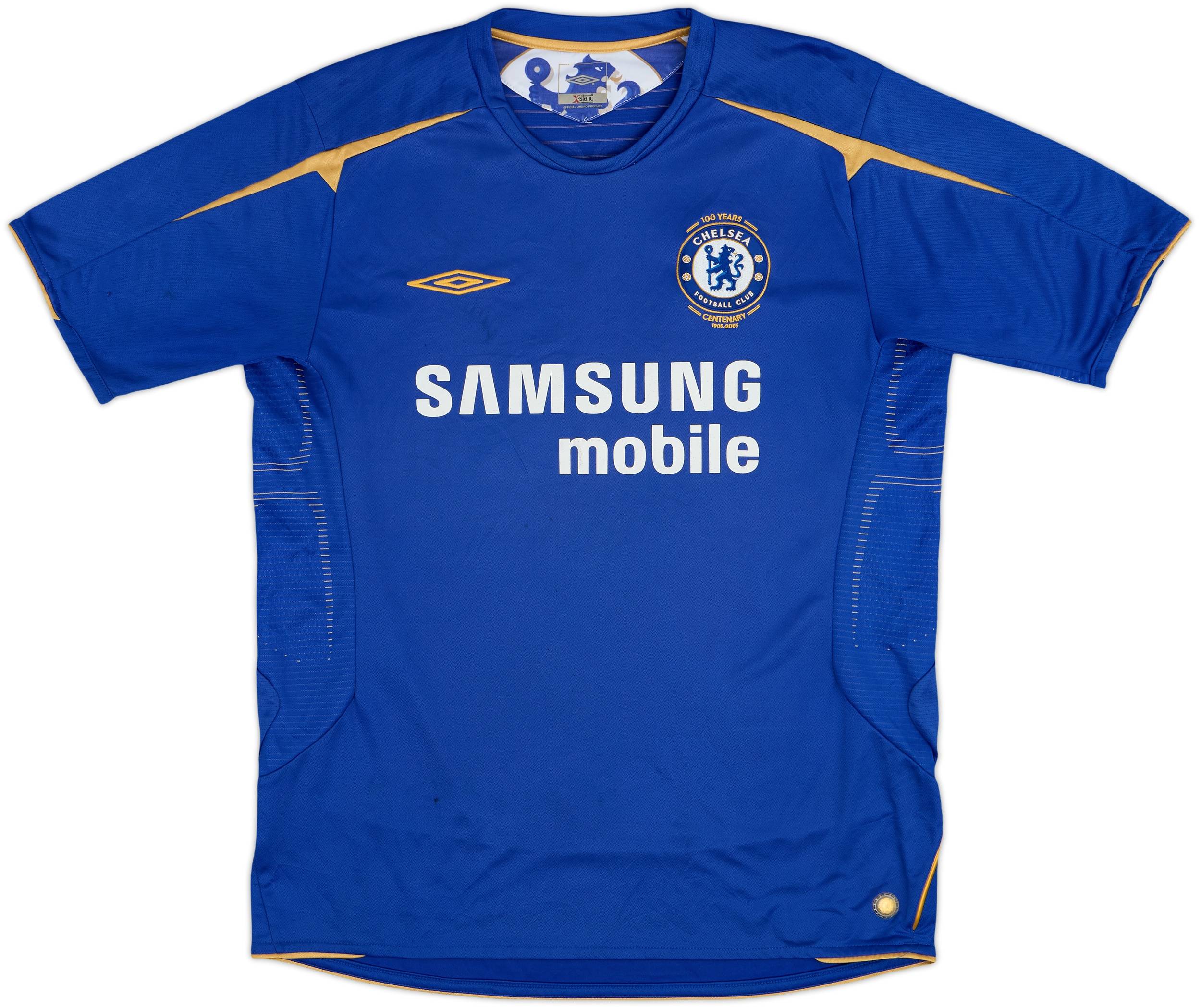 2005-06 Chelsea Centenary Home Shirt Drogba #15 - 6/10 - (L)