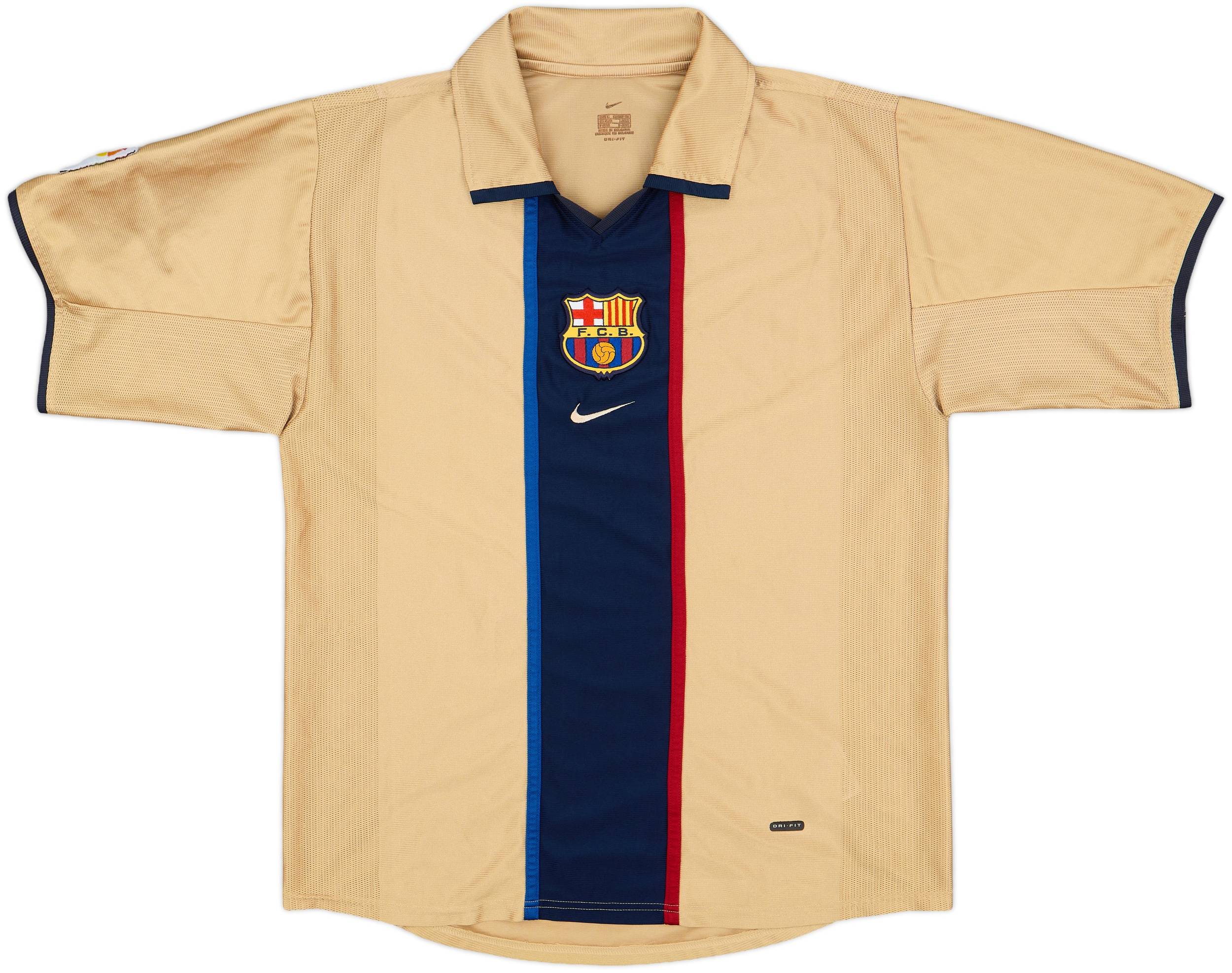 2001-03 Barcelona Away Shirt Rivaldo #10 - 9/10 - (L)