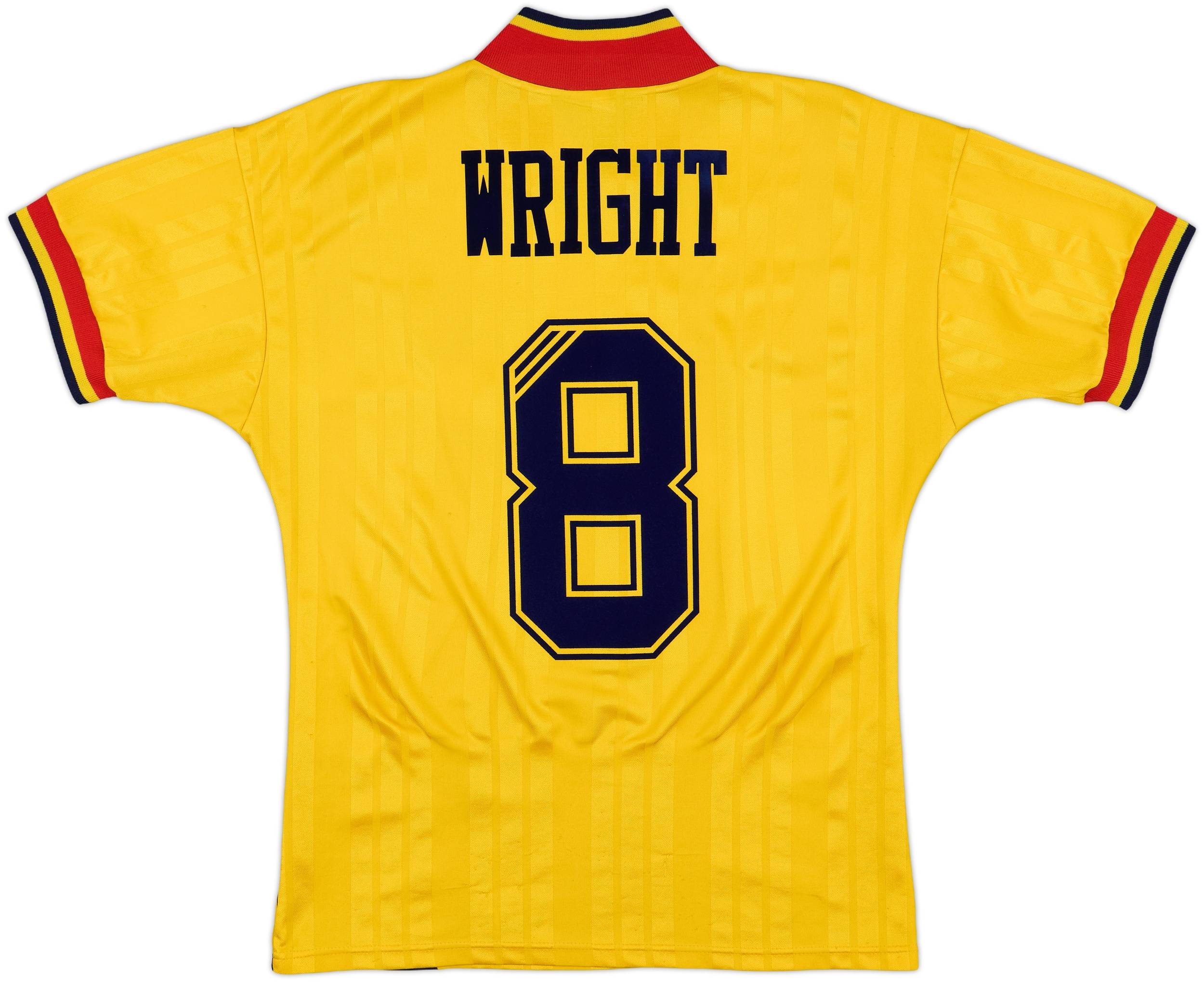 1993-94 Arsenal Away Shirt Wright #8 - 7/10 - (S)