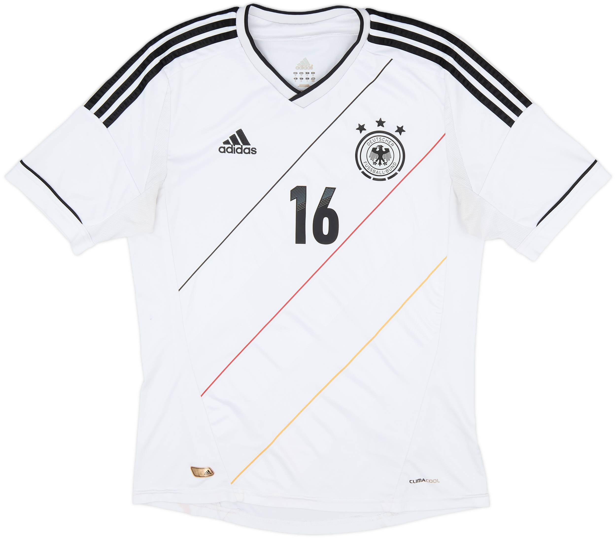 2012-13 Germany Home Shirt Lahm #16 - 5/10 - (M)