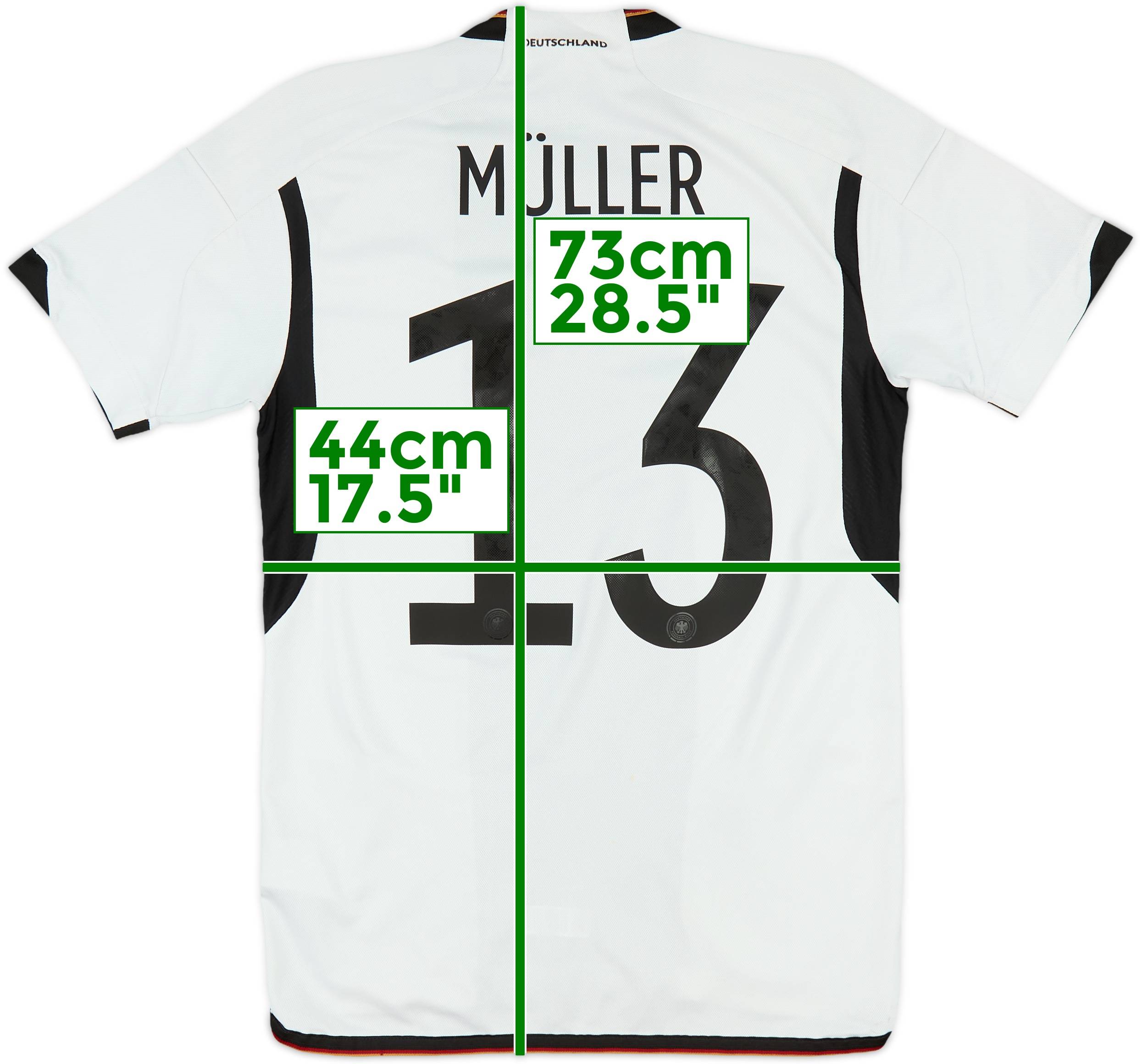2022-23 Germany Home Shirt Muller #13 - 6/10 - (S)