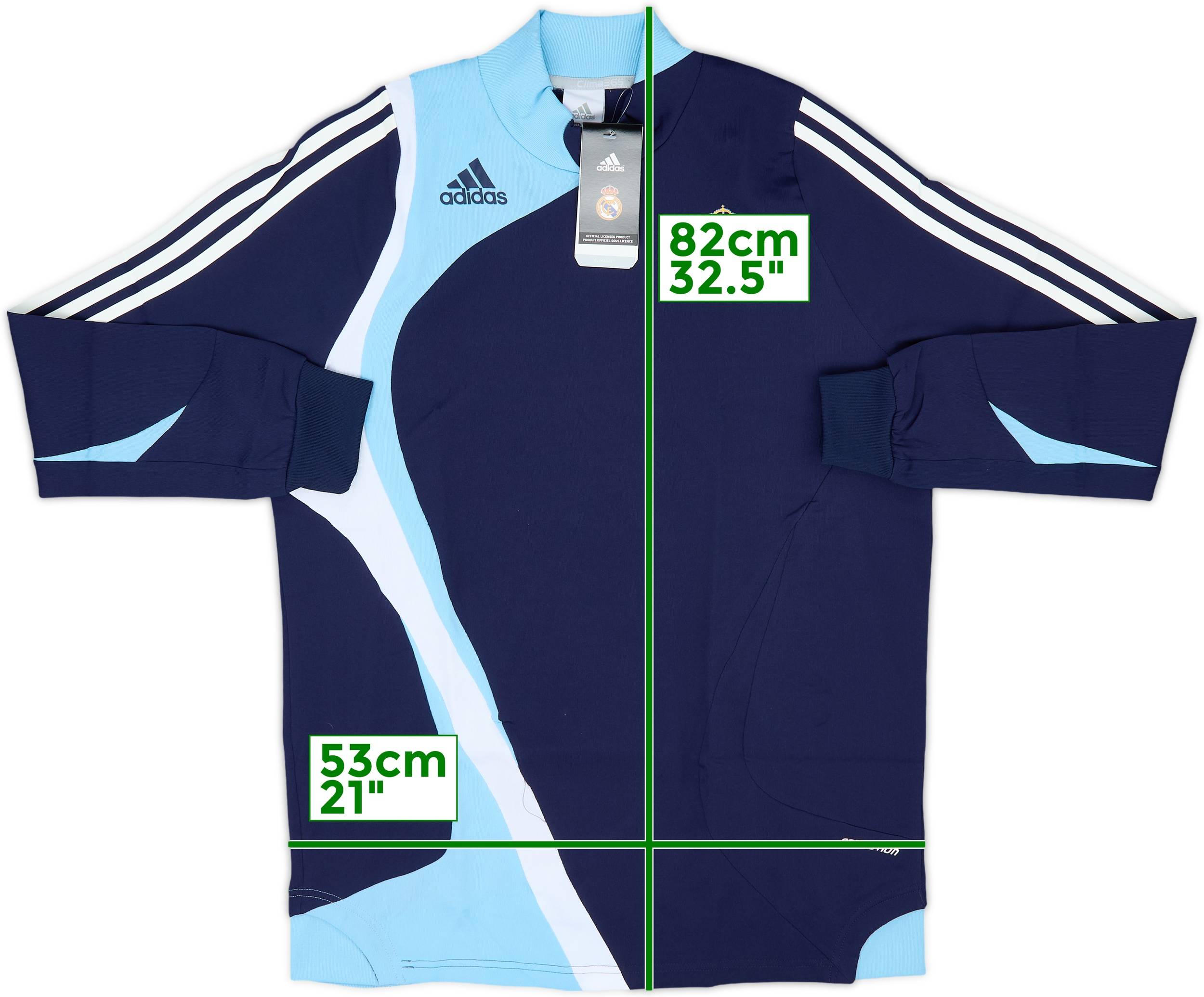 2007-08 Real Madrid adidas Formotion Training Top (L)