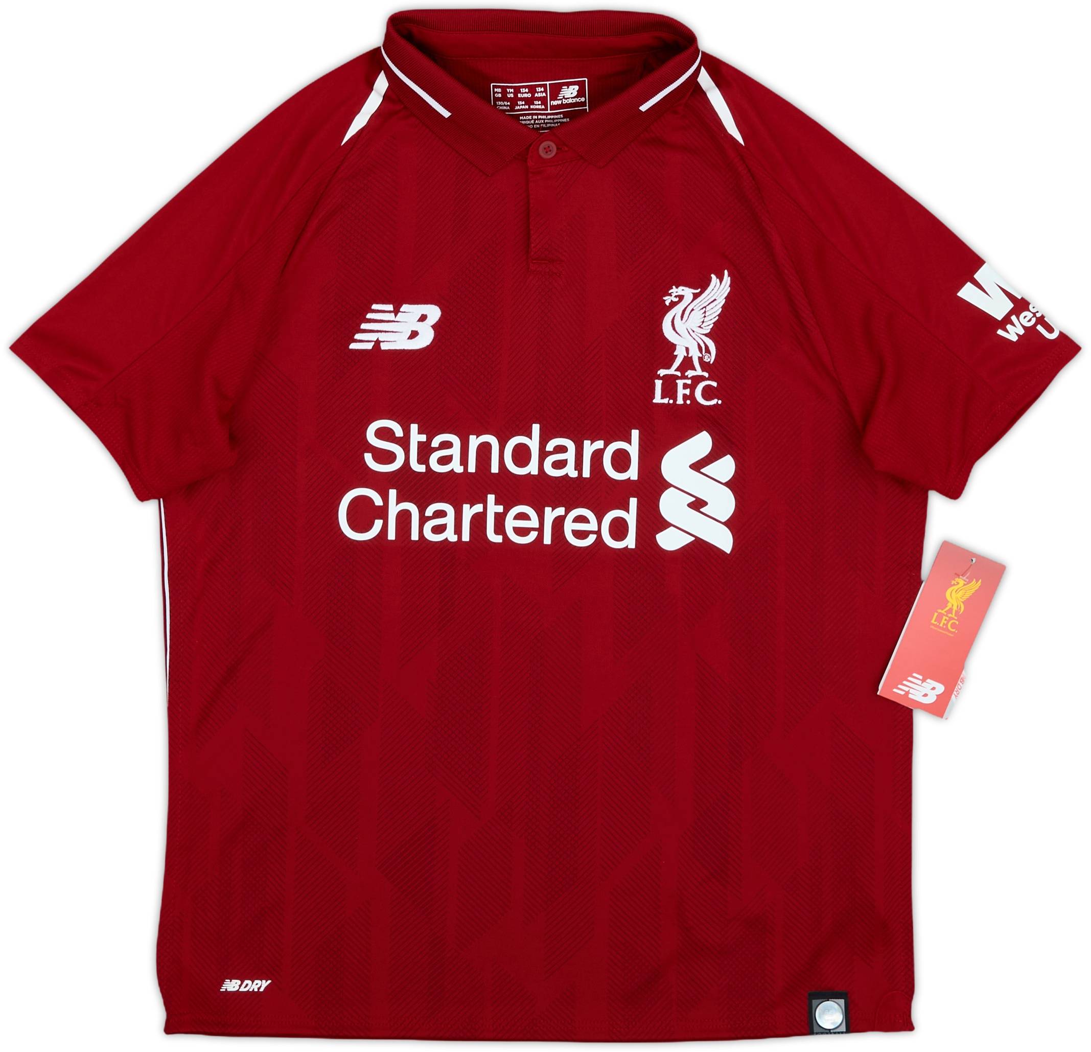 2018-19 Liverpool Home Shirt (M.Boys)