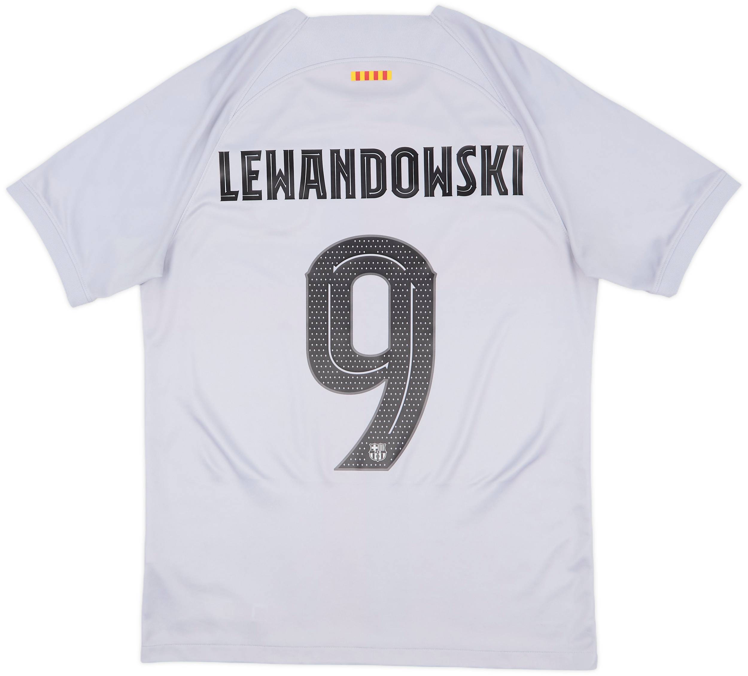 2022-23 Barcelona Third Shirt Lewandowski #9 - 9/10 - (M)