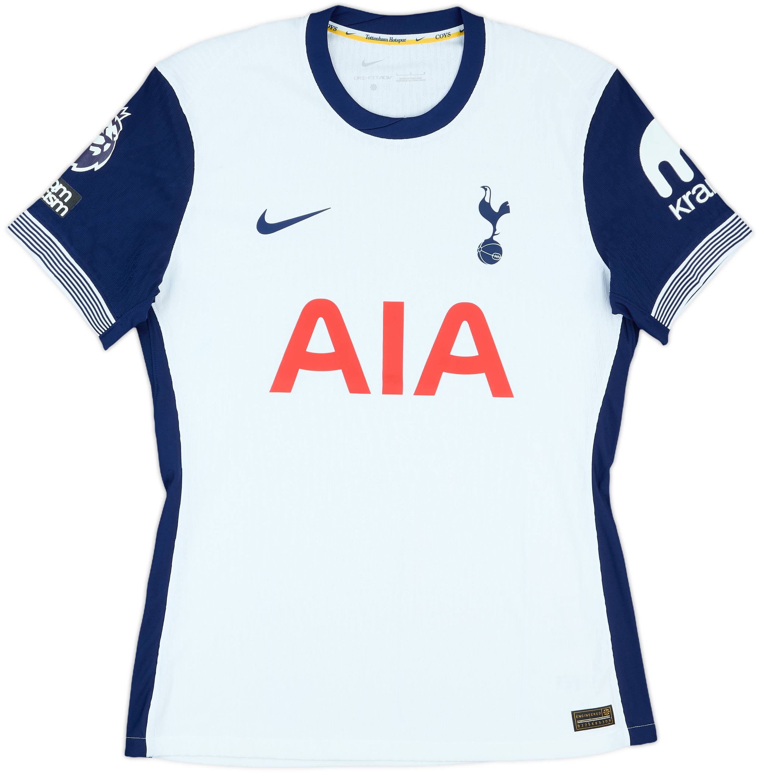 2024-25 Tottenham Match Issue Home Shirt P.M.Sarr #29