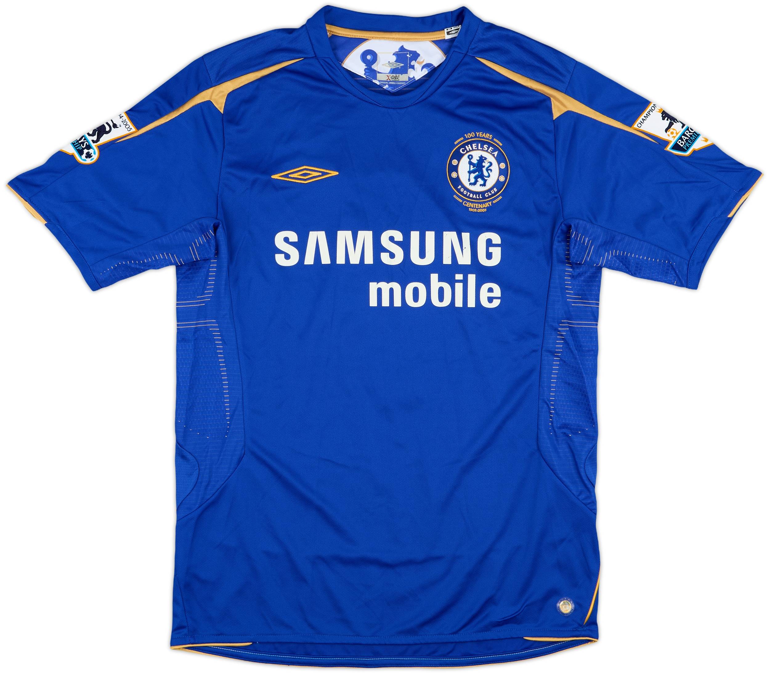 2005-06 Chelsea Centenary Home Shirt Crespo #21 - 8/10 - (M)