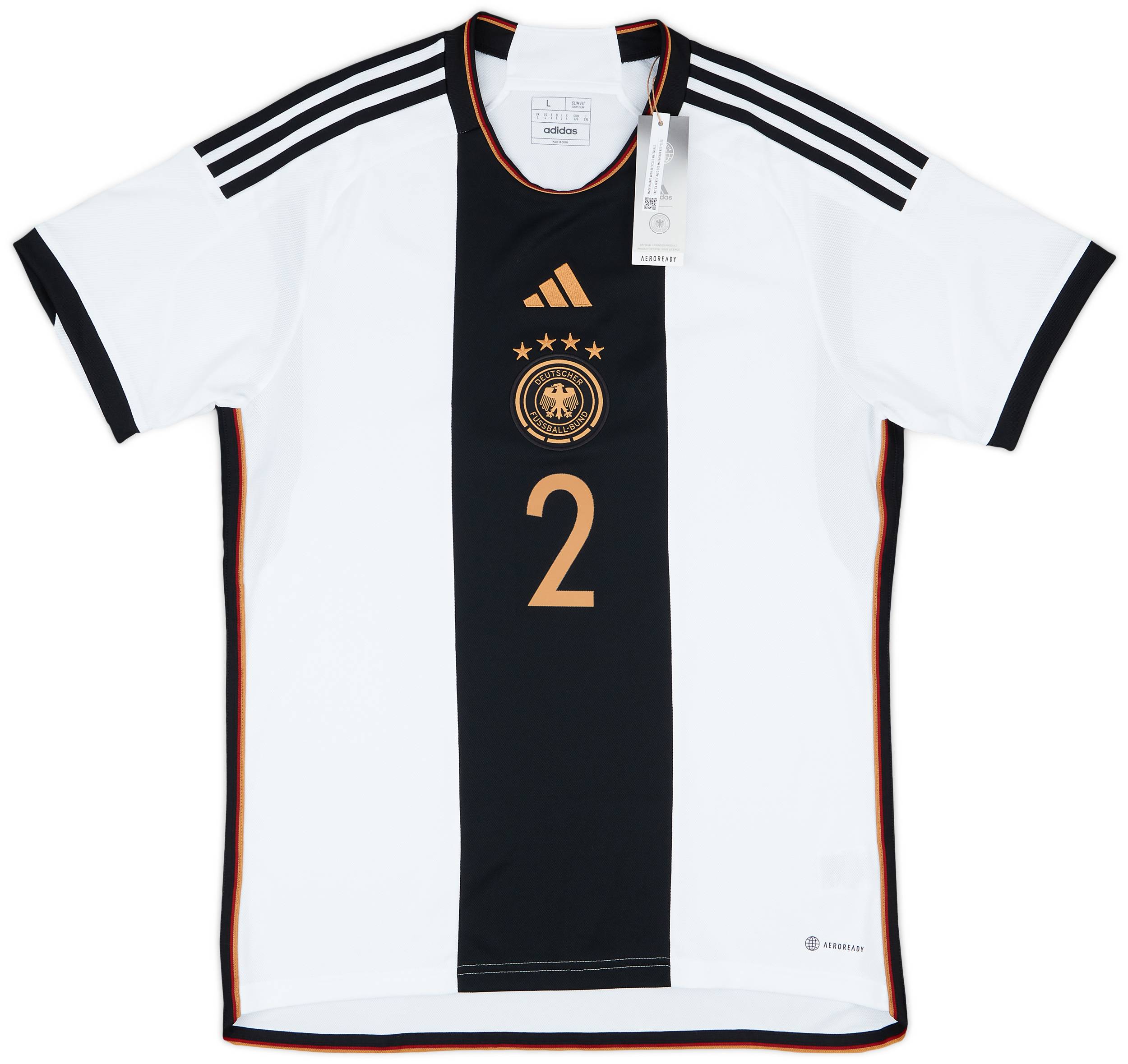 2022-23 Germany Home Shirt Rudiger #2