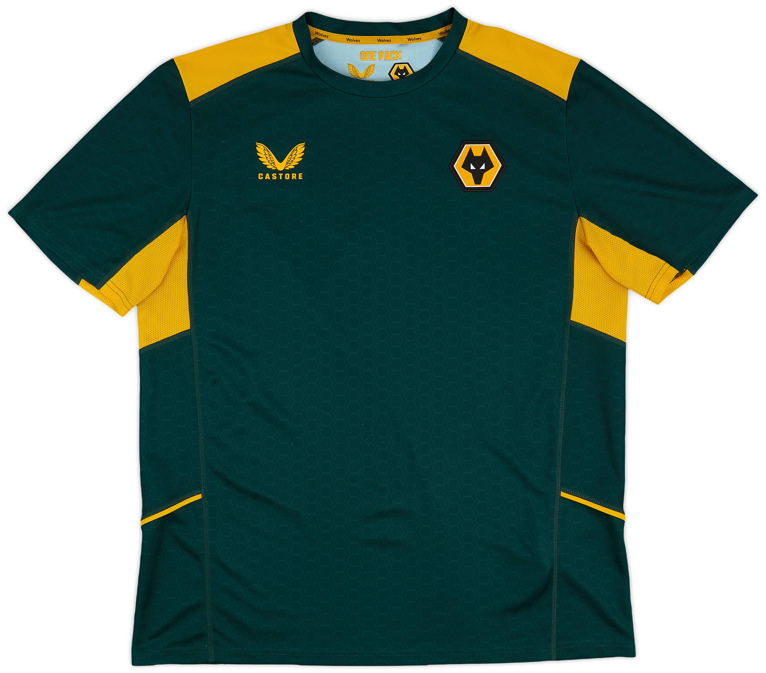 2021-22 Wolves Castore Training Shirt - 9/10 - (XL)