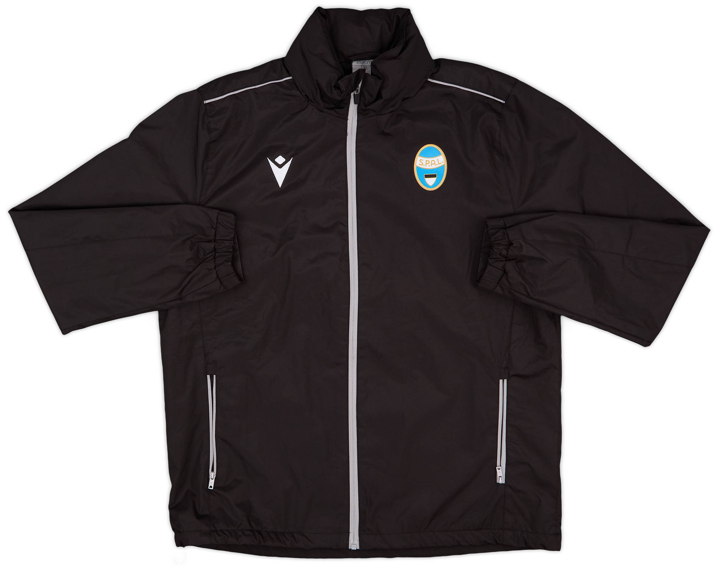 2017-18 SPAL Macron Hooded Rain Jacket - 9/10 - (XL)