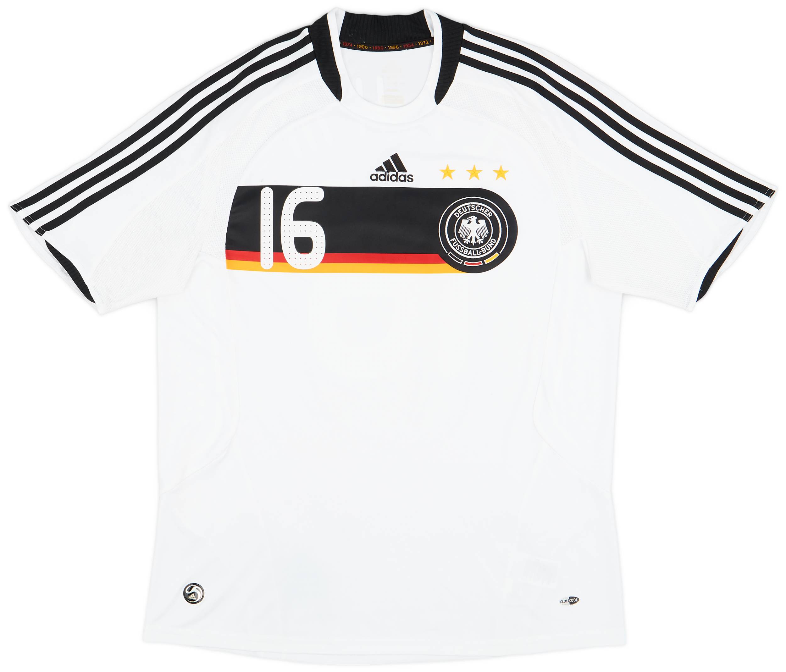 2008-09 Germany Home Shirt Lahm #16