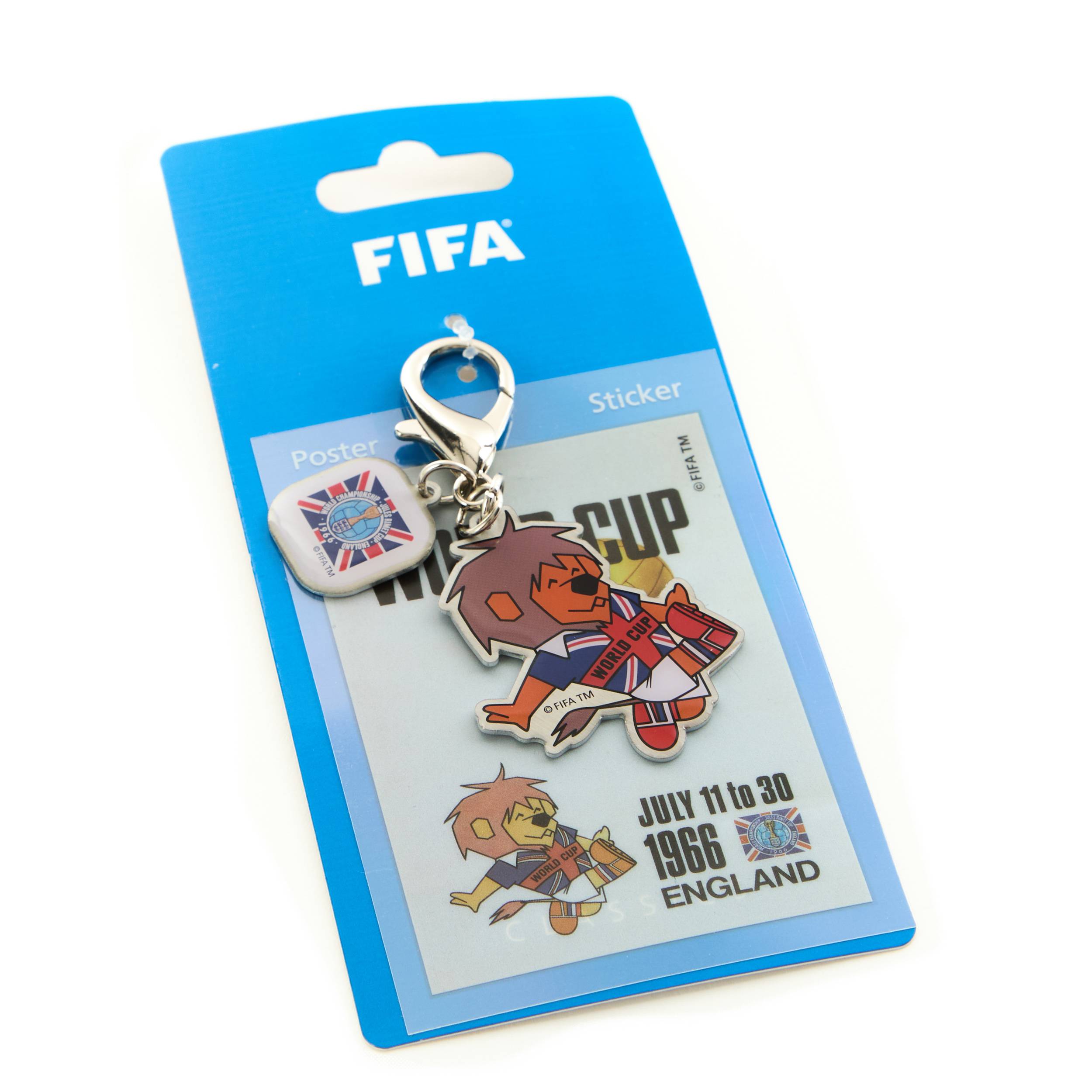 1966 FIFA World Cup Official Mascot Keychain & Poster Sticker