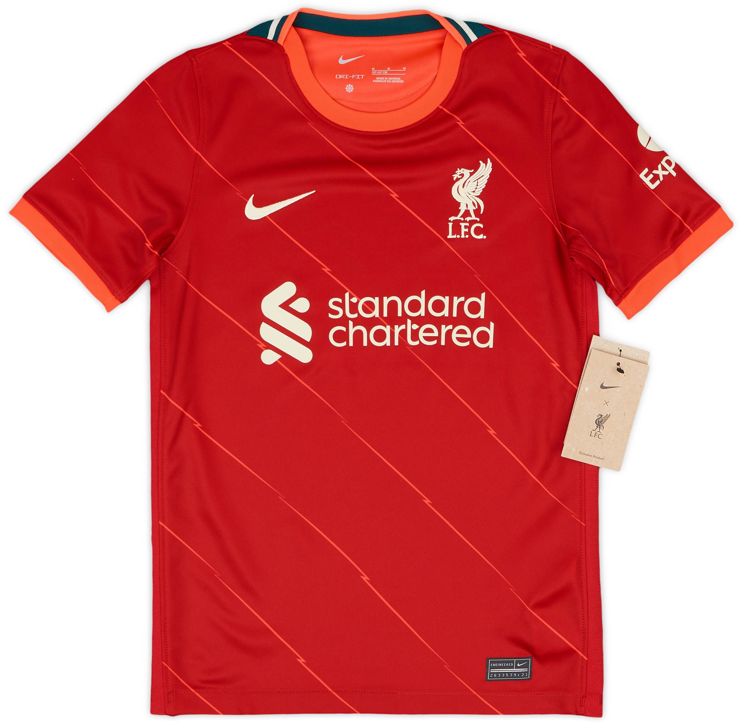 2021-22 Liverpool Home Shirt Firmino #9 (KIDS)