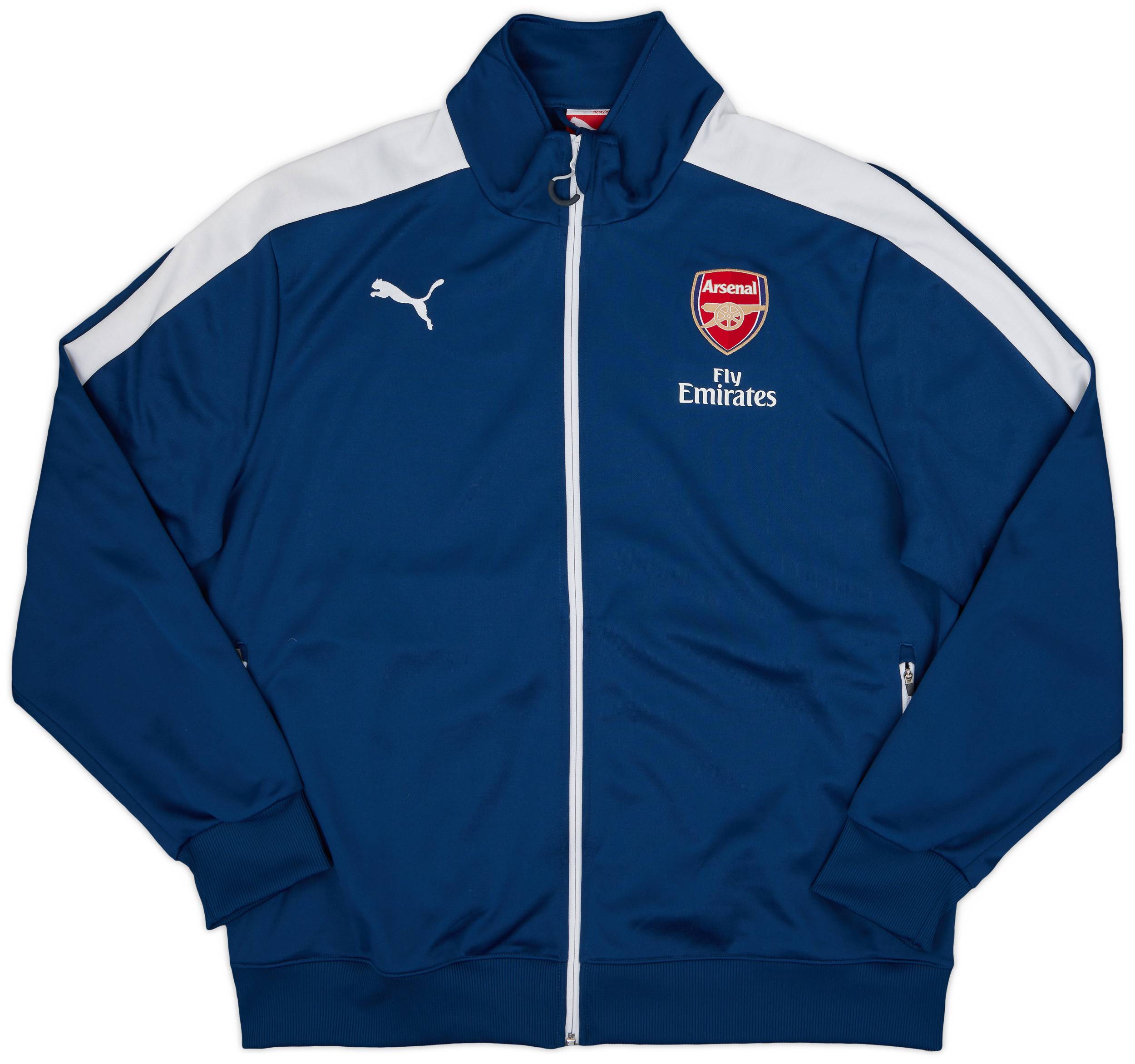 2015-16 Arsenal Puma Track Jacket - 8/10 - (XXL)