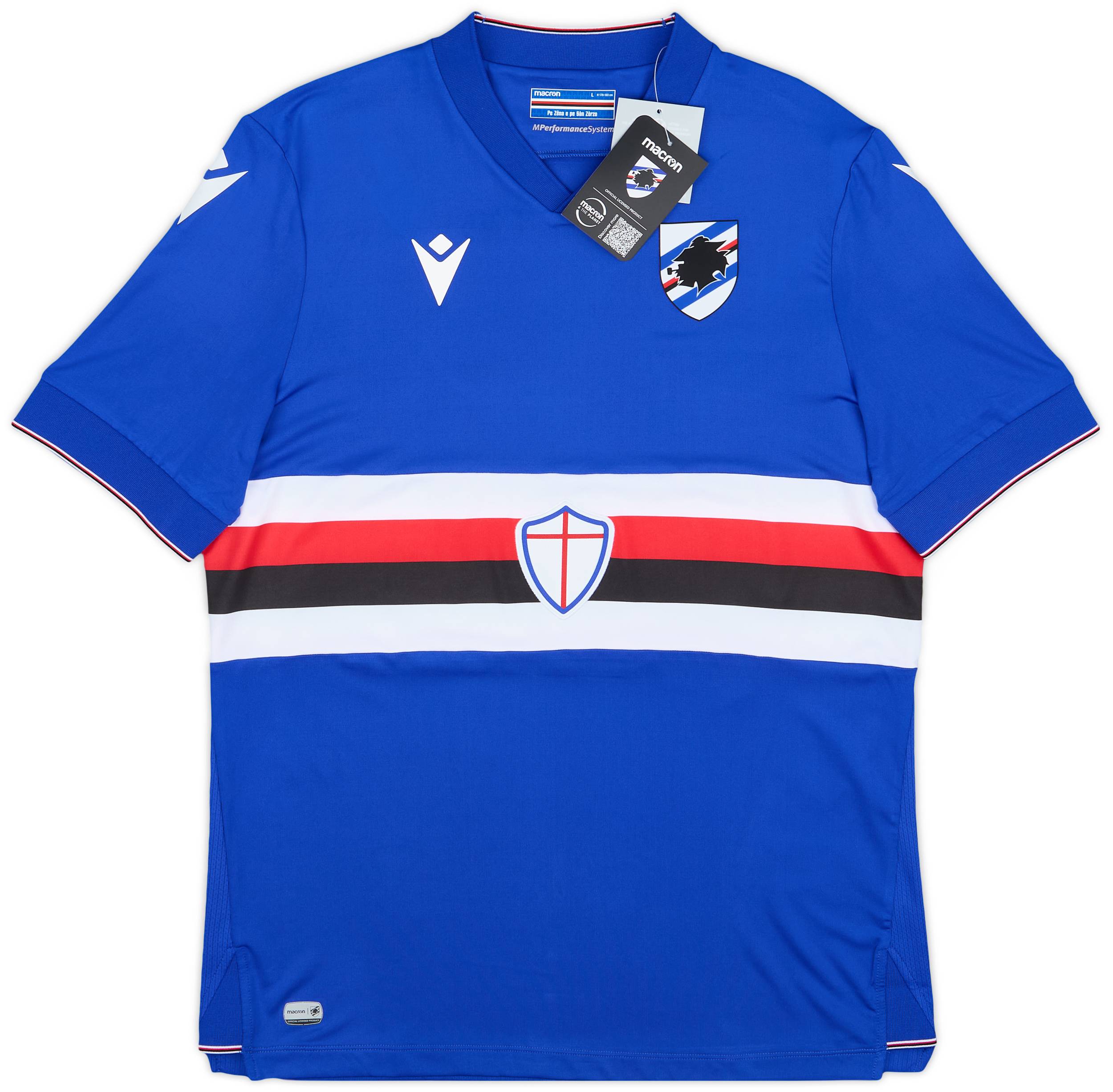 2022-23 Sampdoria Home Shirt Quagliarella #27 (L)