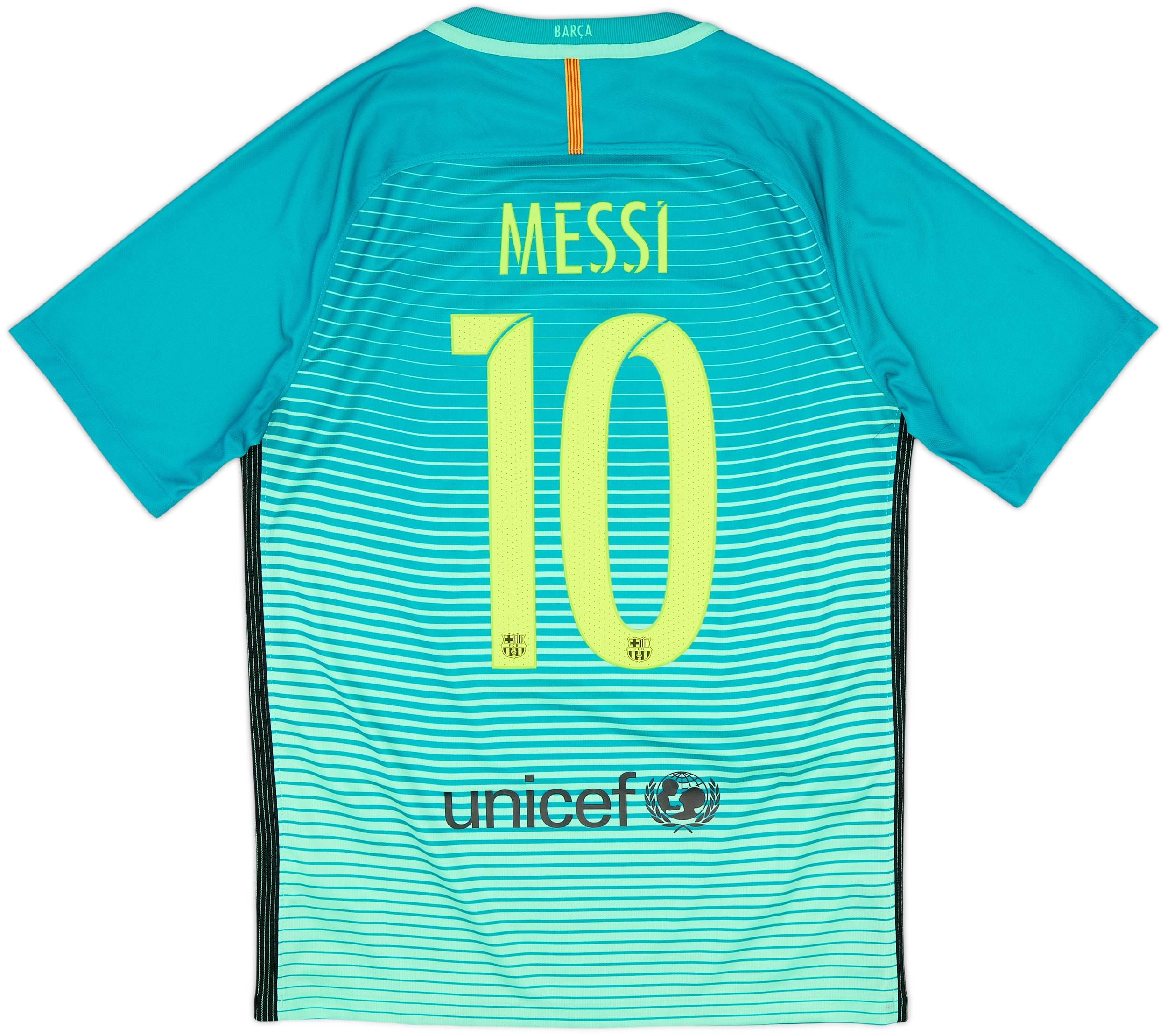 2016-17 Barcelona Third Shirt Messi #10 - 10/10 - (S)