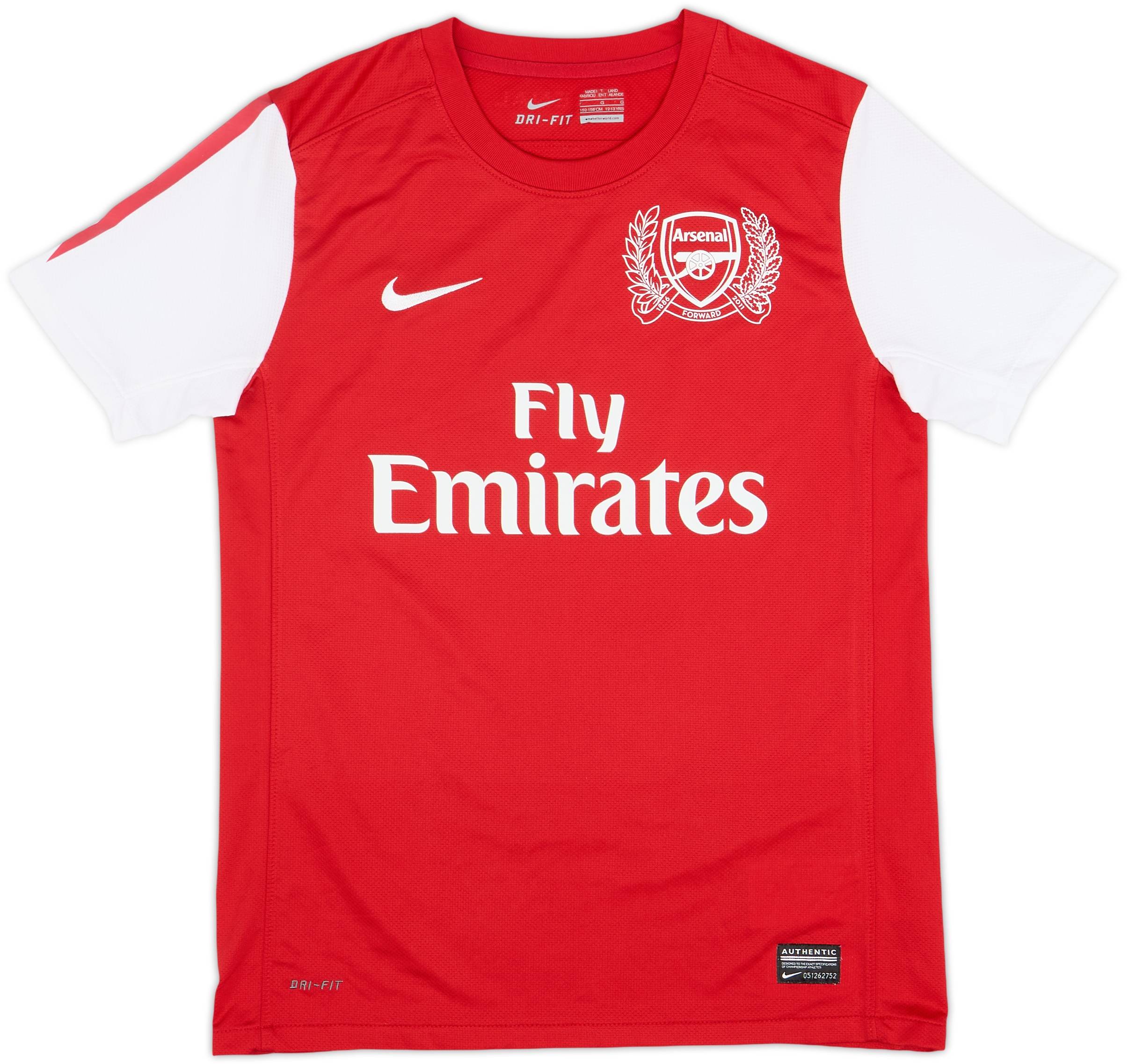 2011-12 Arsenal Home Shirt Henry #12 - 10/10 - (L.Boys)