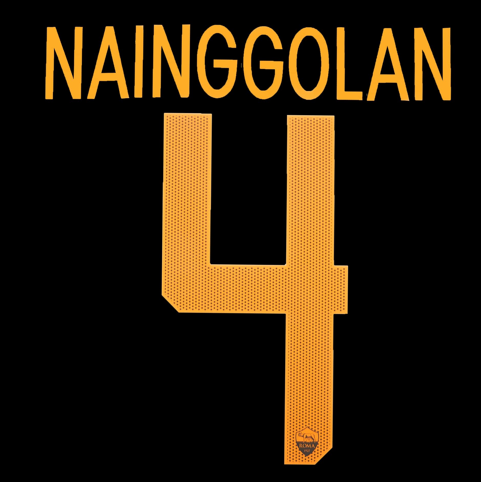 2017-18 Roma Third Nainggolan #4 Name Set