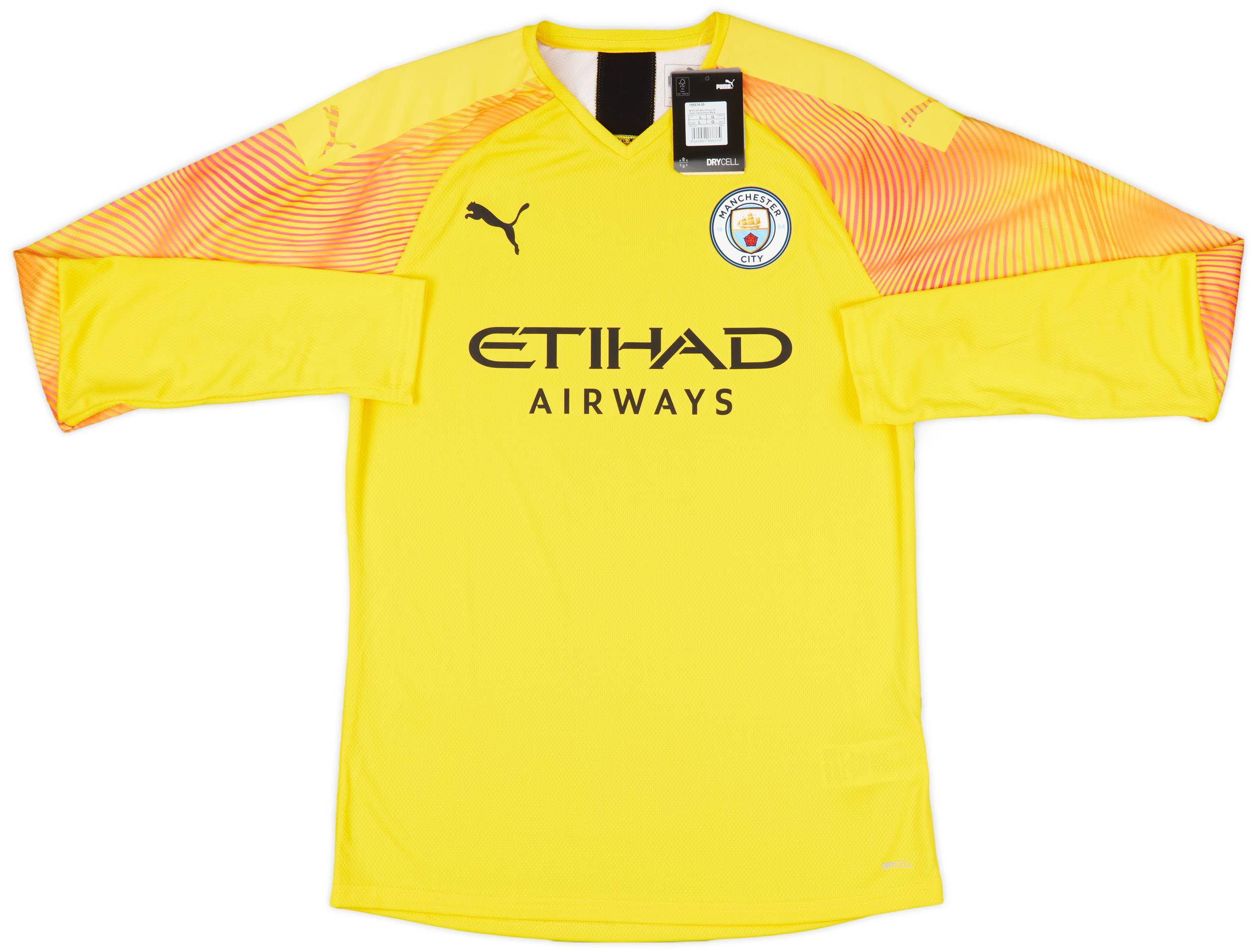 2019-20 Manchester City Player Issue GK Shirt Ederson.M#31 (L)