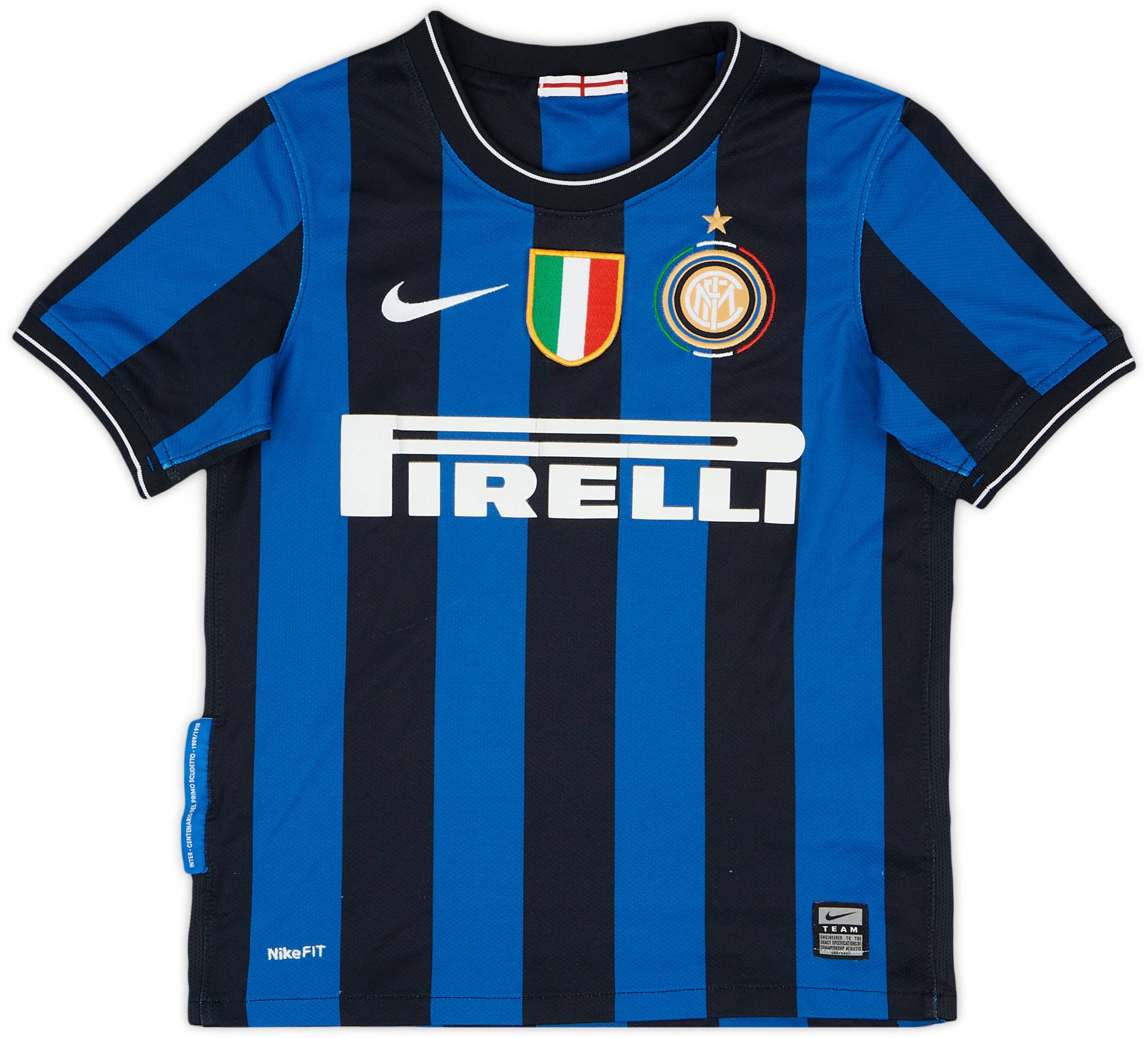 2009-10 Inter Milan Home Shirt - 7/10 - (S.Boys)